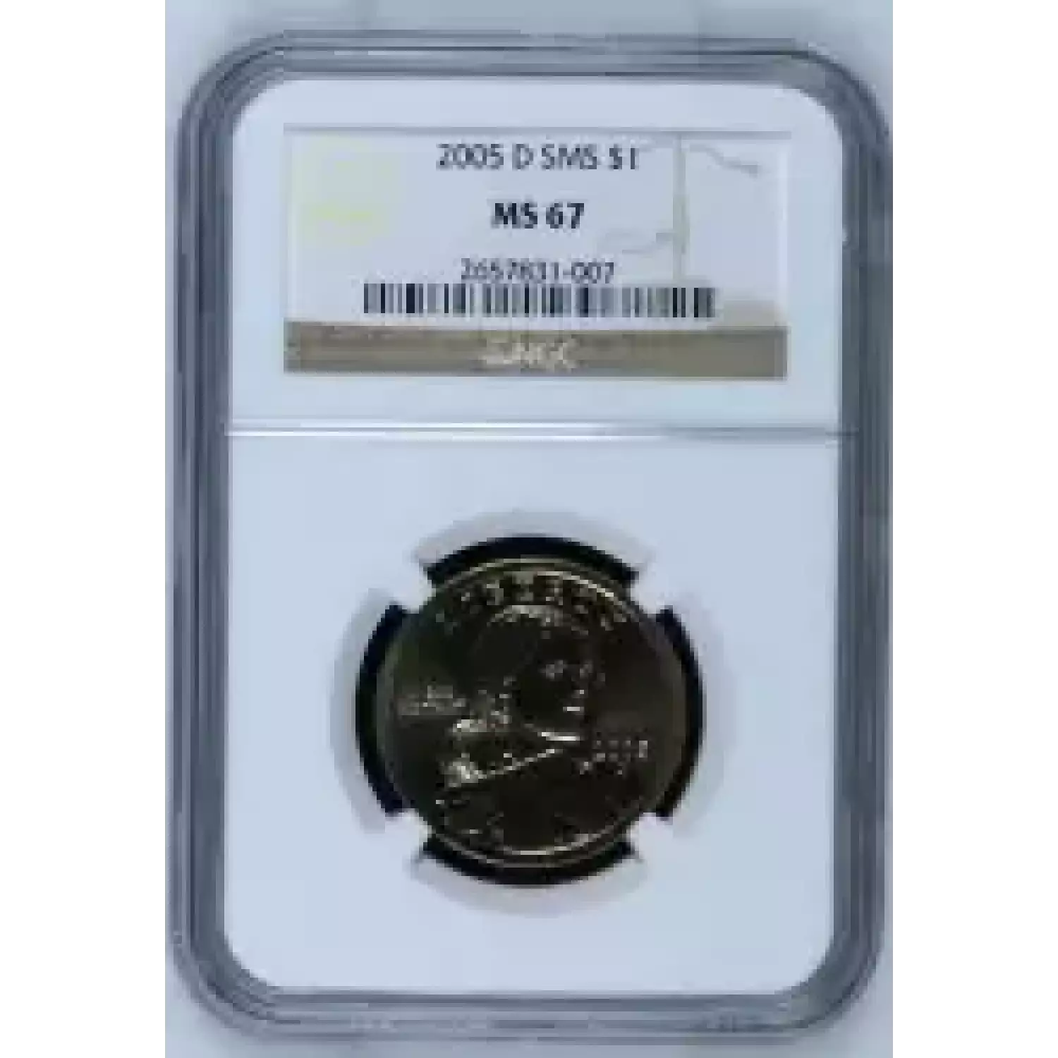 2005-D Sacagawea Dollar NGC MS-67 SMS Satin Finish - Old Pueblo Coin