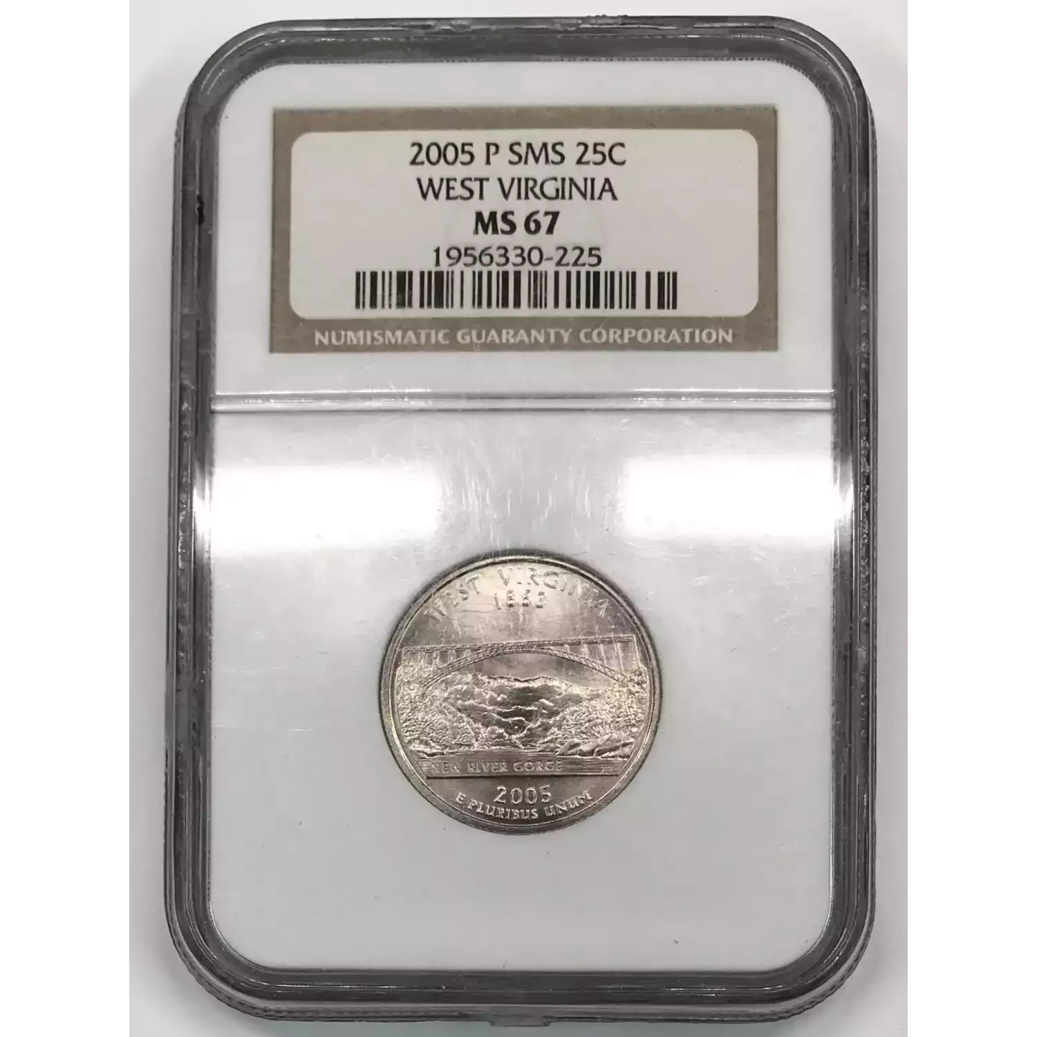 2005 State Quarter NGC MS-67 SMS WEST VIRGINIA - Old Pueblo Coin