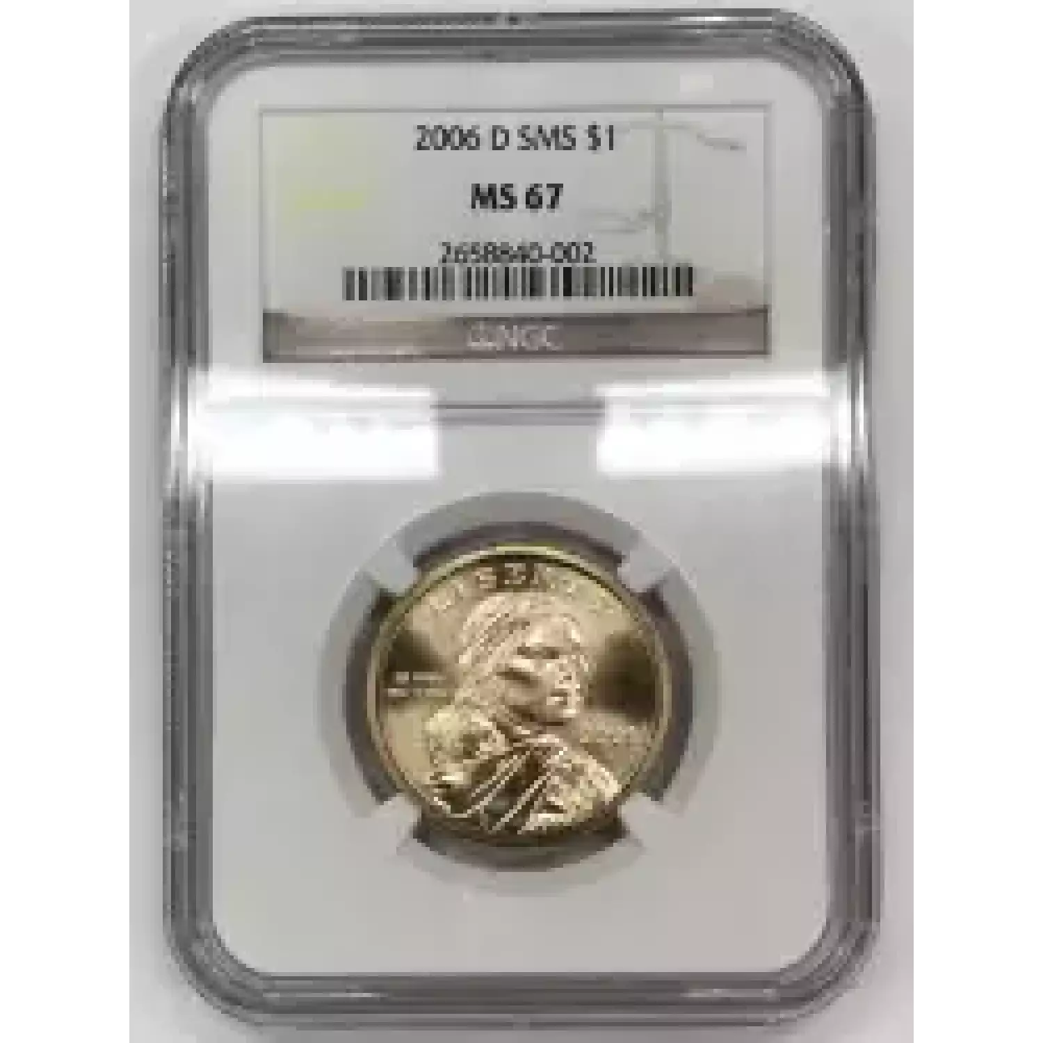 2006-D Sacagawea Dollar NGC MS-67 SMS Satin Finish - Old Pueblo Coin