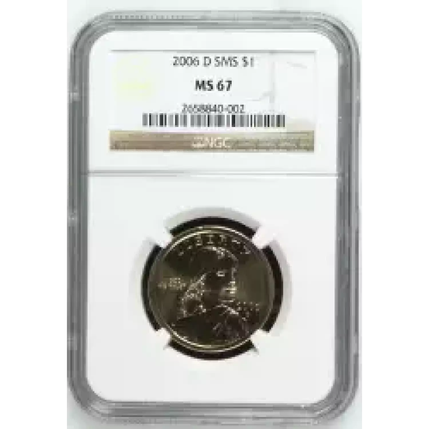 2006-D Sacagawea Dollar NGC MS-67 SMS Satin Finish - Old Pueblo Coin