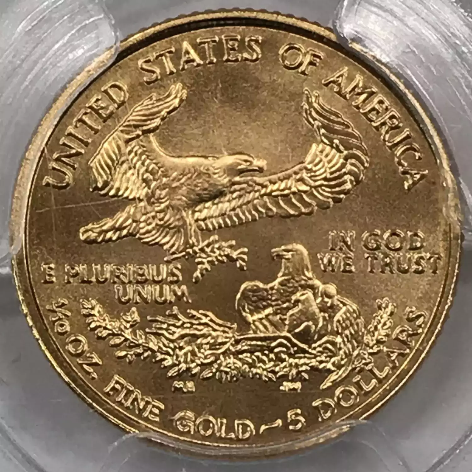 2006-W 1/10 oz $5 Gold Eagle PCGS SP-70 Burnished Gold Eagle - Old ...