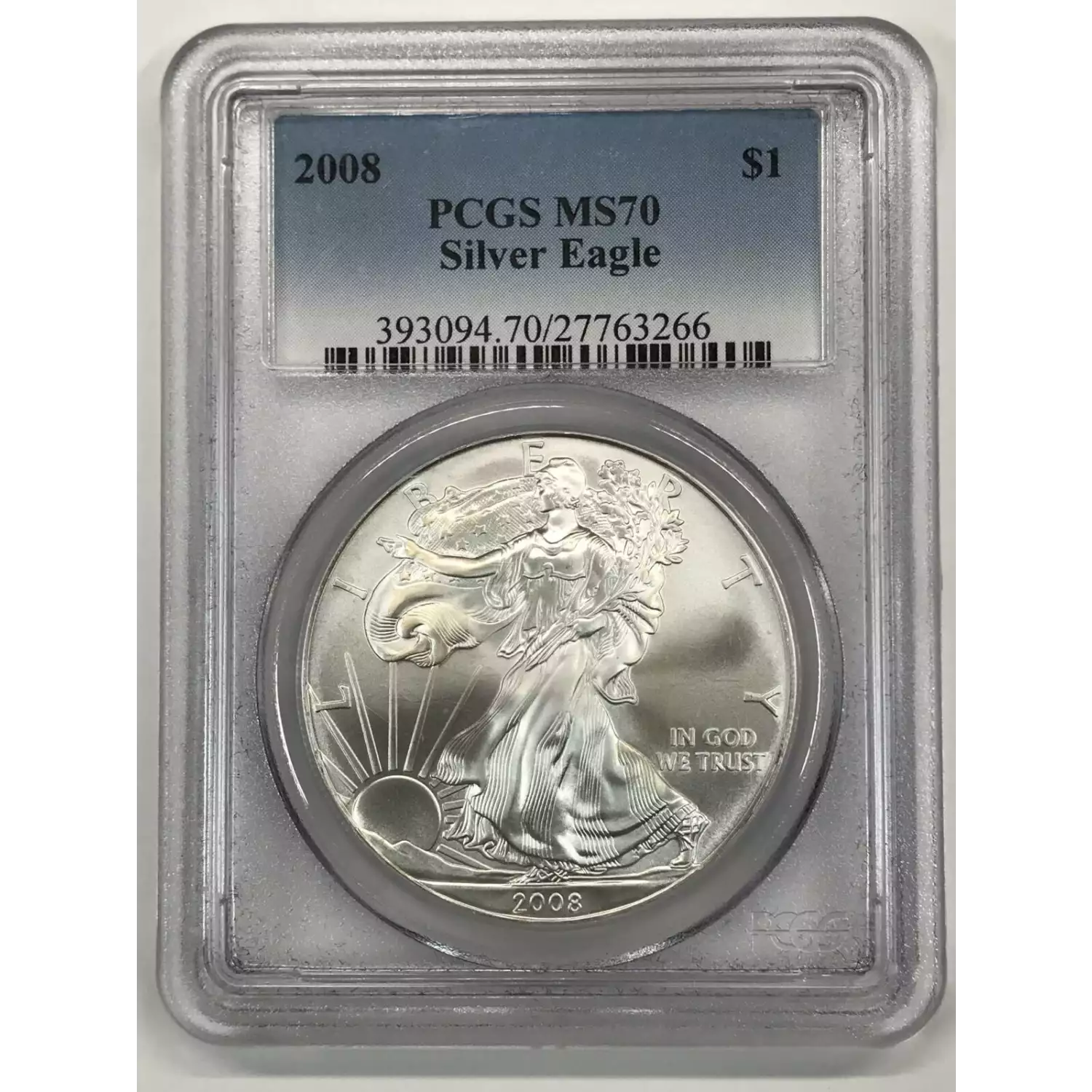 2008 Silver Eagle PCGS MS-70 - Old Pueblo Coin