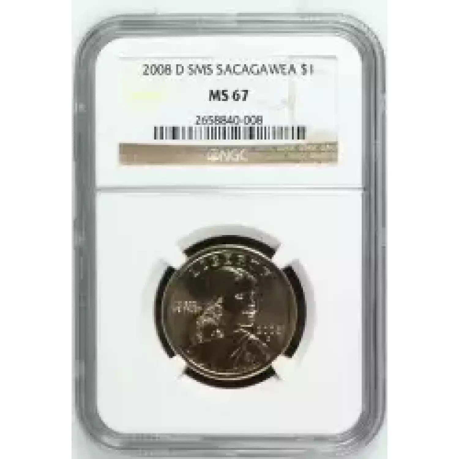 2008-D Sacagawea Dollar NGC MS-67 SMS Satin Finish - Old Pueblo Coin