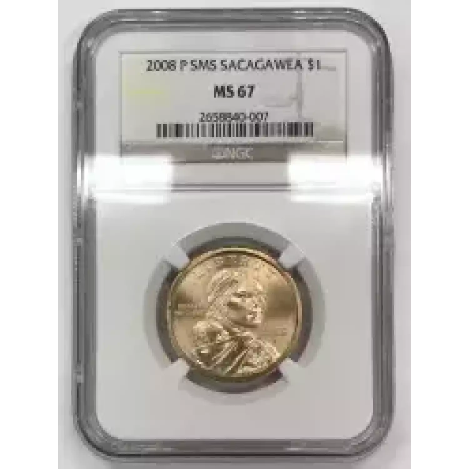 2008 Sacagawea Dollar NGC MS-67 SMS Satin Finish - Old Pueblo Coin