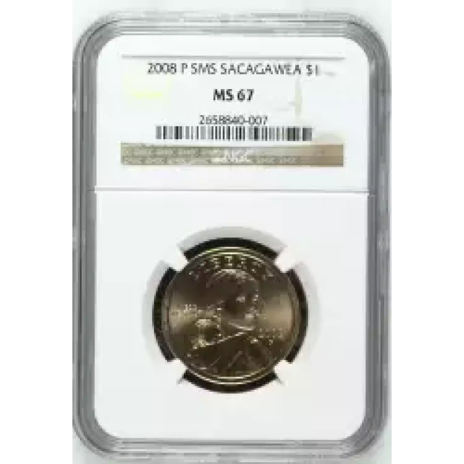 2008 Sacagawea Dollar NGC MS-67 SMS Satin Finish - Old Pueblo Coin