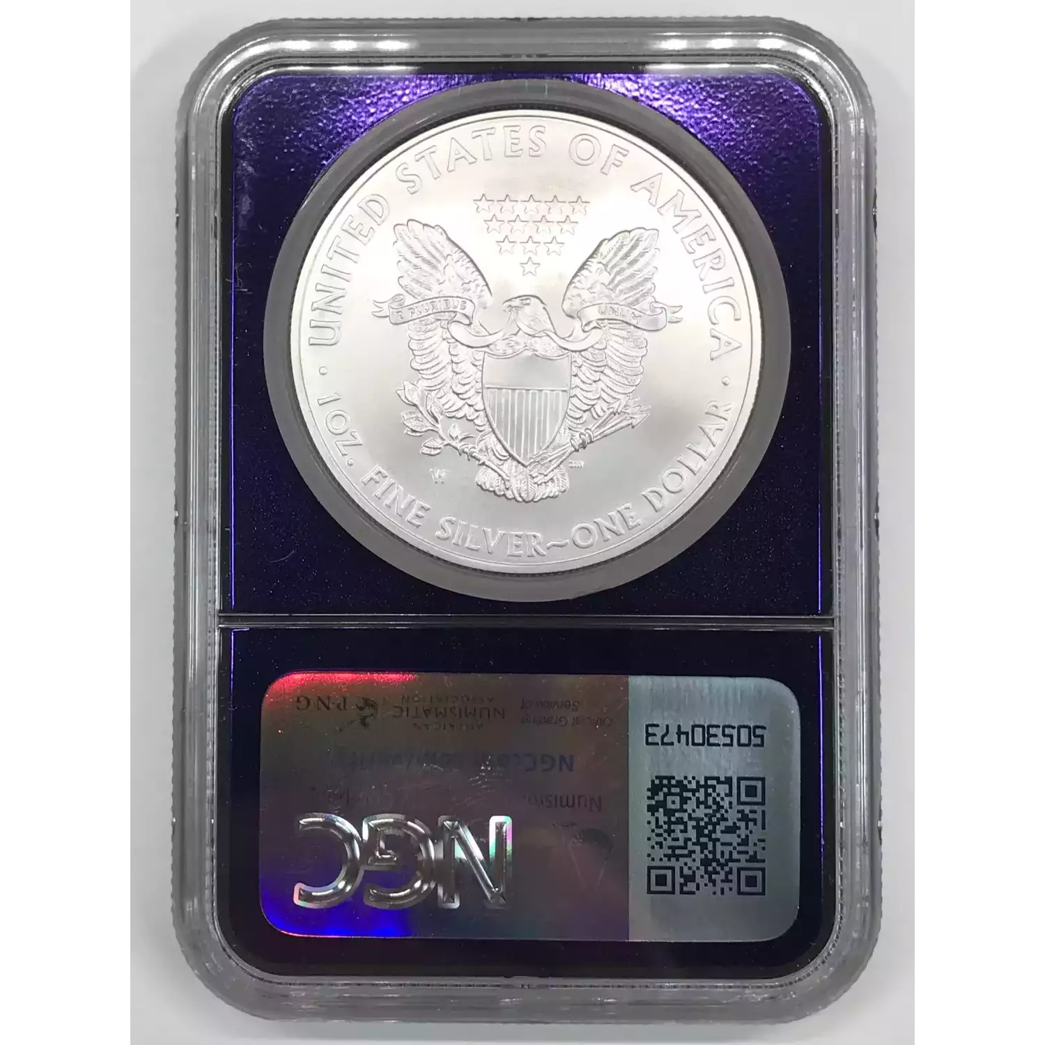 2008-W Silver Eagle NGC MS-70 BURNISHED - Old Pueblo Coin