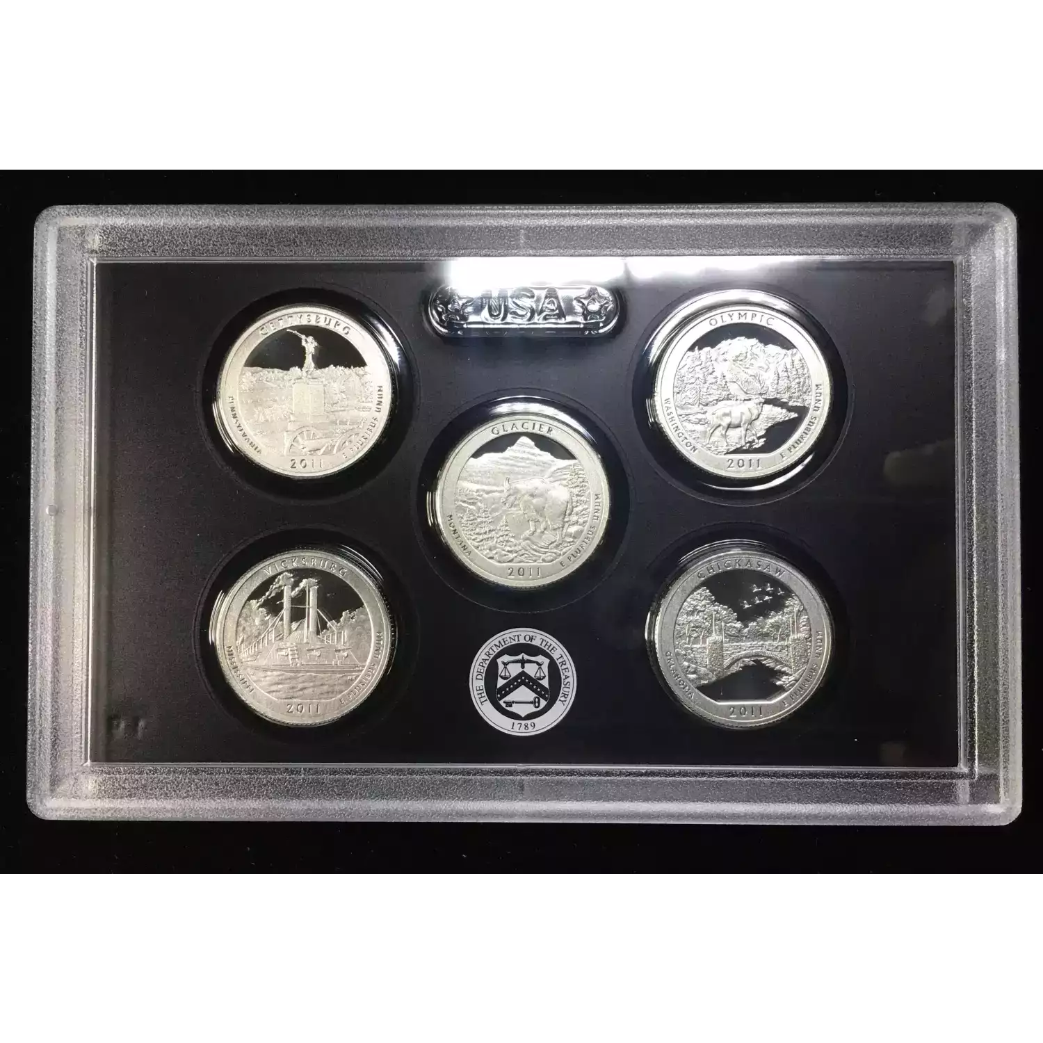 2011-S US Mint Silver Proof Set w OGP - Box & COA - Old Pueblo Coin