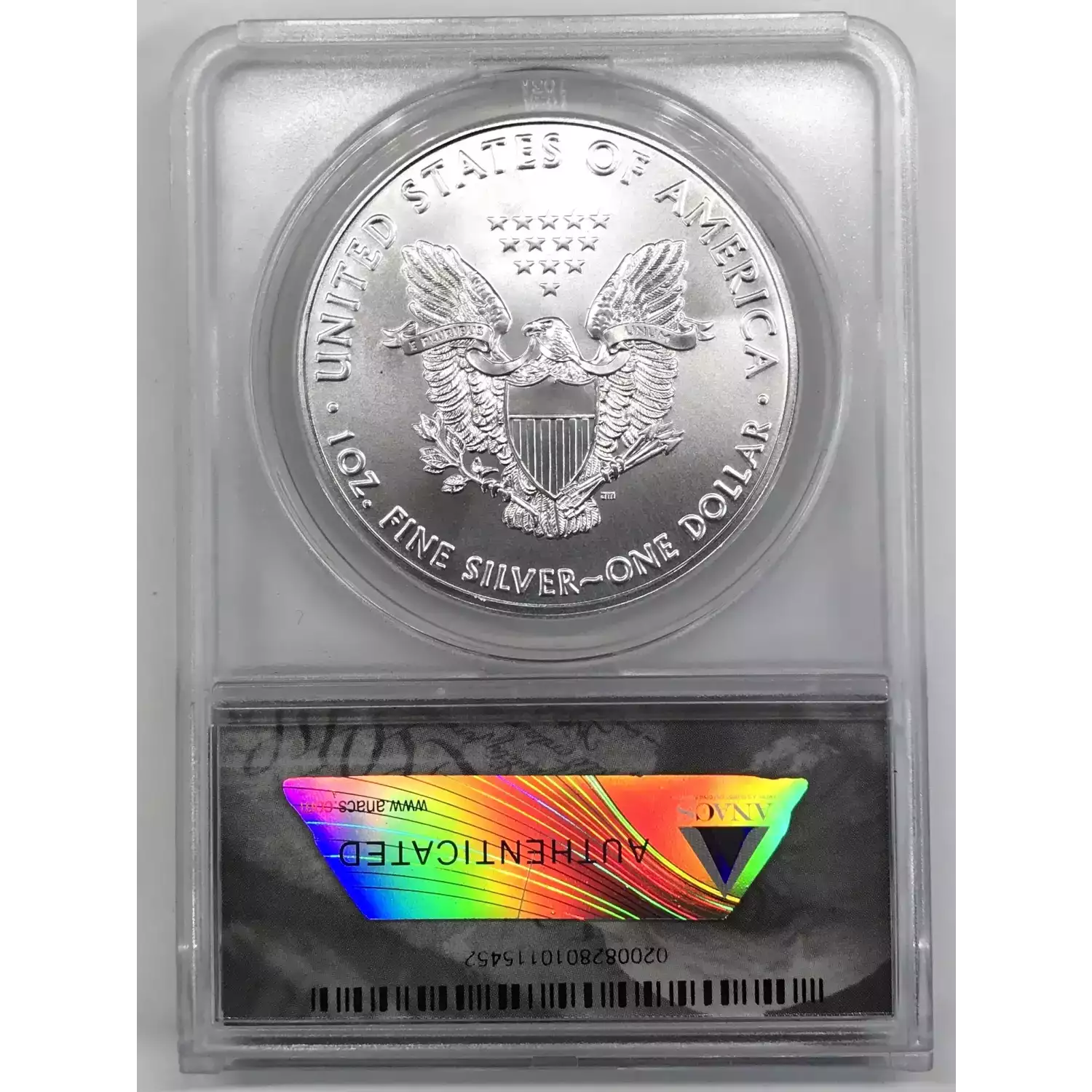 2020 Silver Eagle ANACS MS-70 first strike coin - Old Pueblo Coin