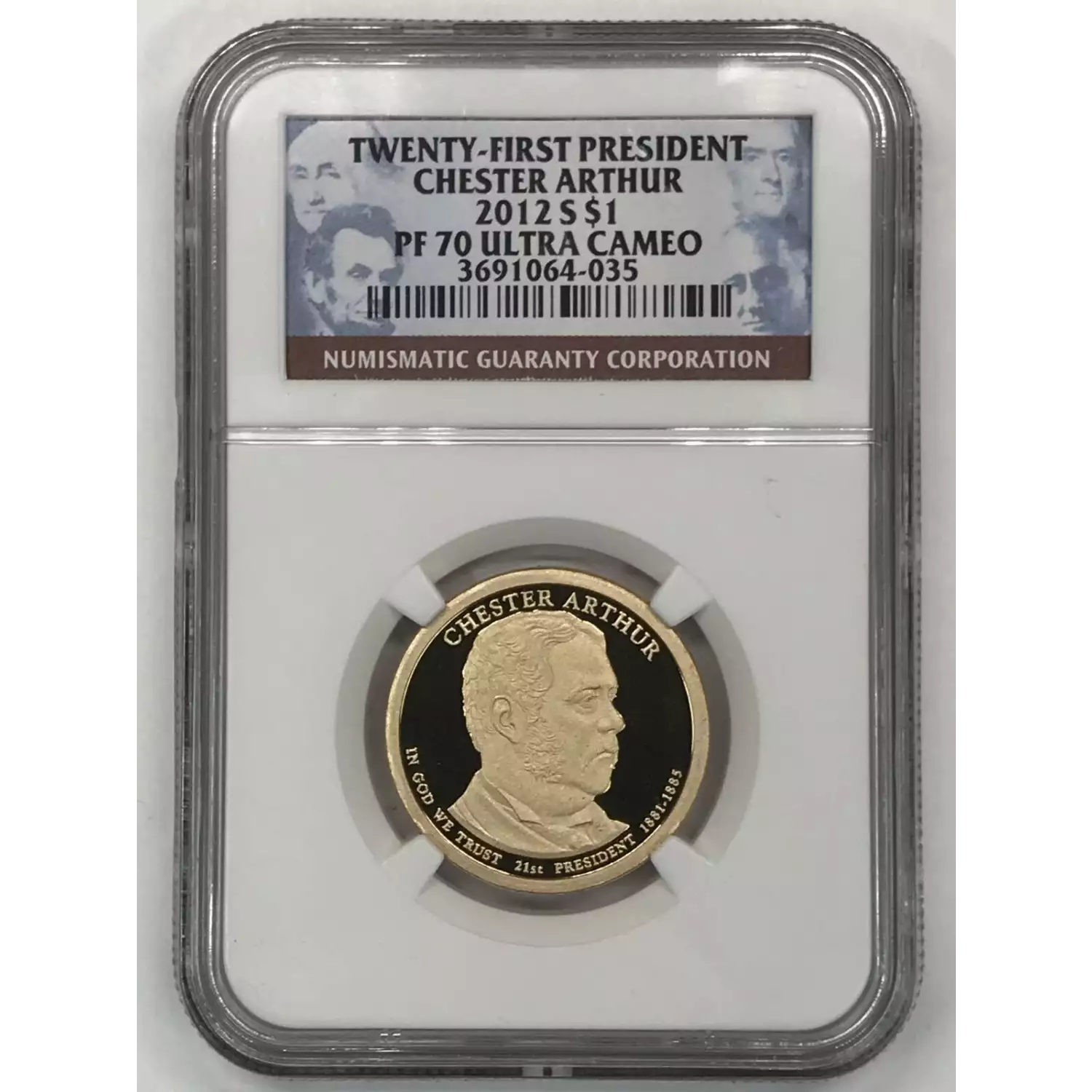 2012-S Presidential Dollar NGC PF-70 ULTRA CAMEO 4-Coin Set - Old ...