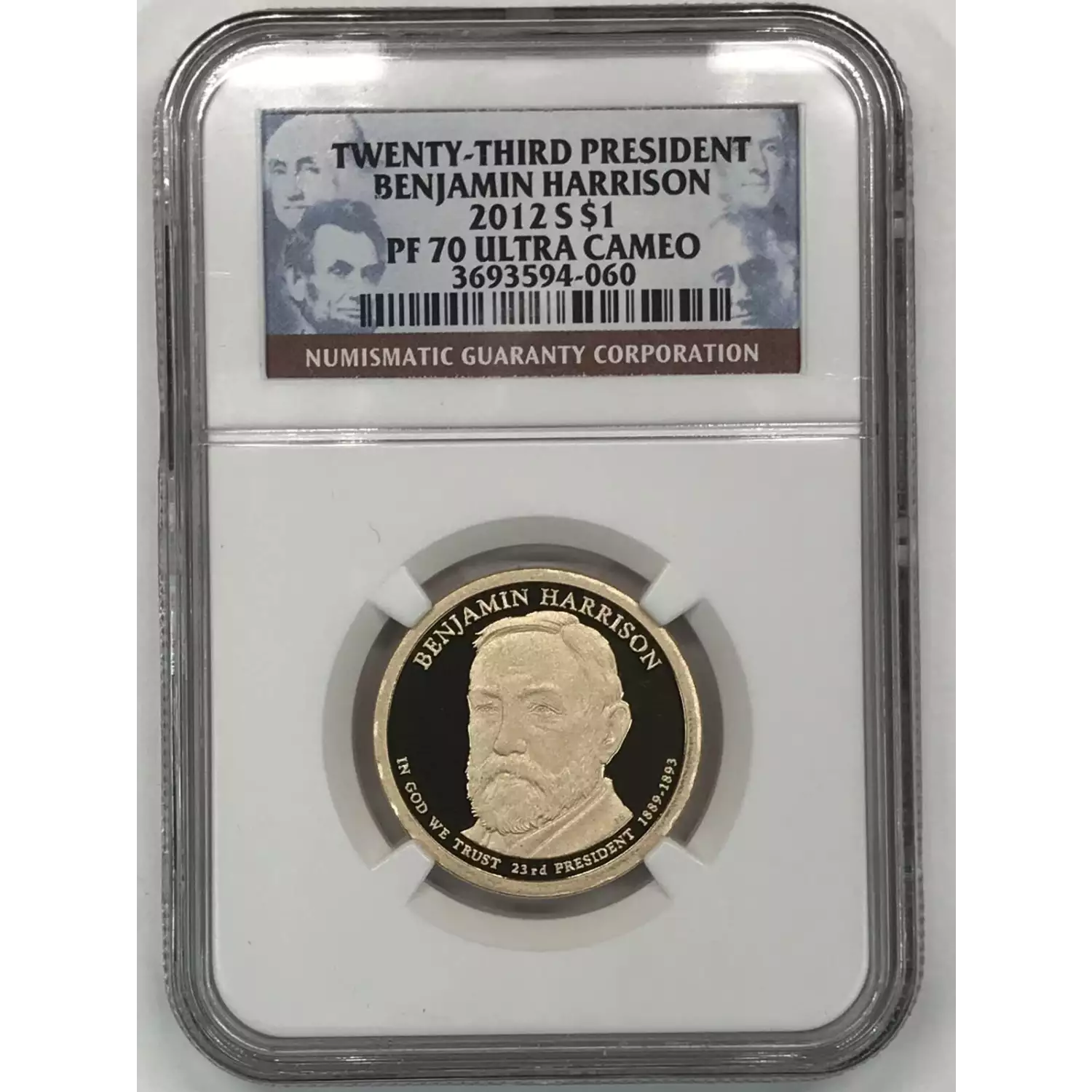 2012-S Presidential Dollar NGC PF-70 ULTRA CAMEO 4-Coin Set - Old ...