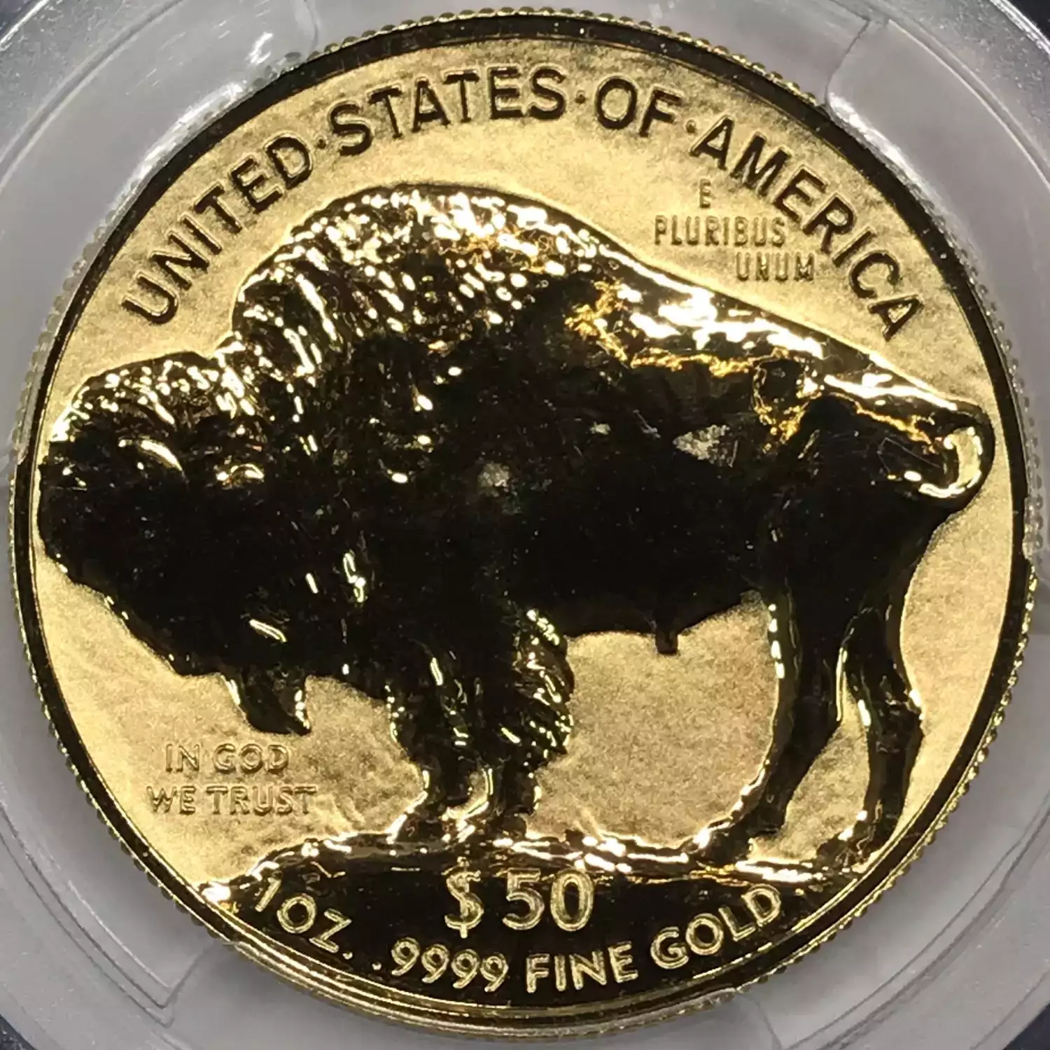 2013-W 1 oz $50 Gold Buffalo PCGS PR-70 Reverse Proof First Strike - Old Pueblo Coin