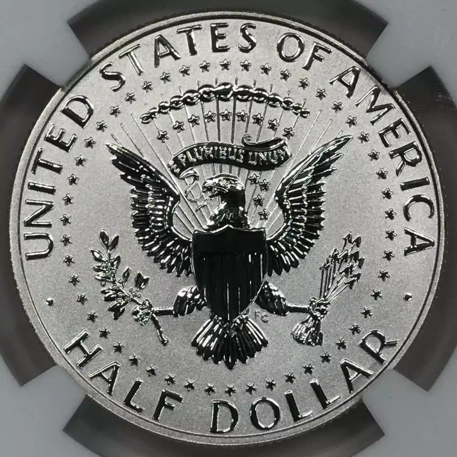 2014-W Silver Kennedy Half Dollar NGC PF-70 REVERSE PROOF HIGH RELIEF ...