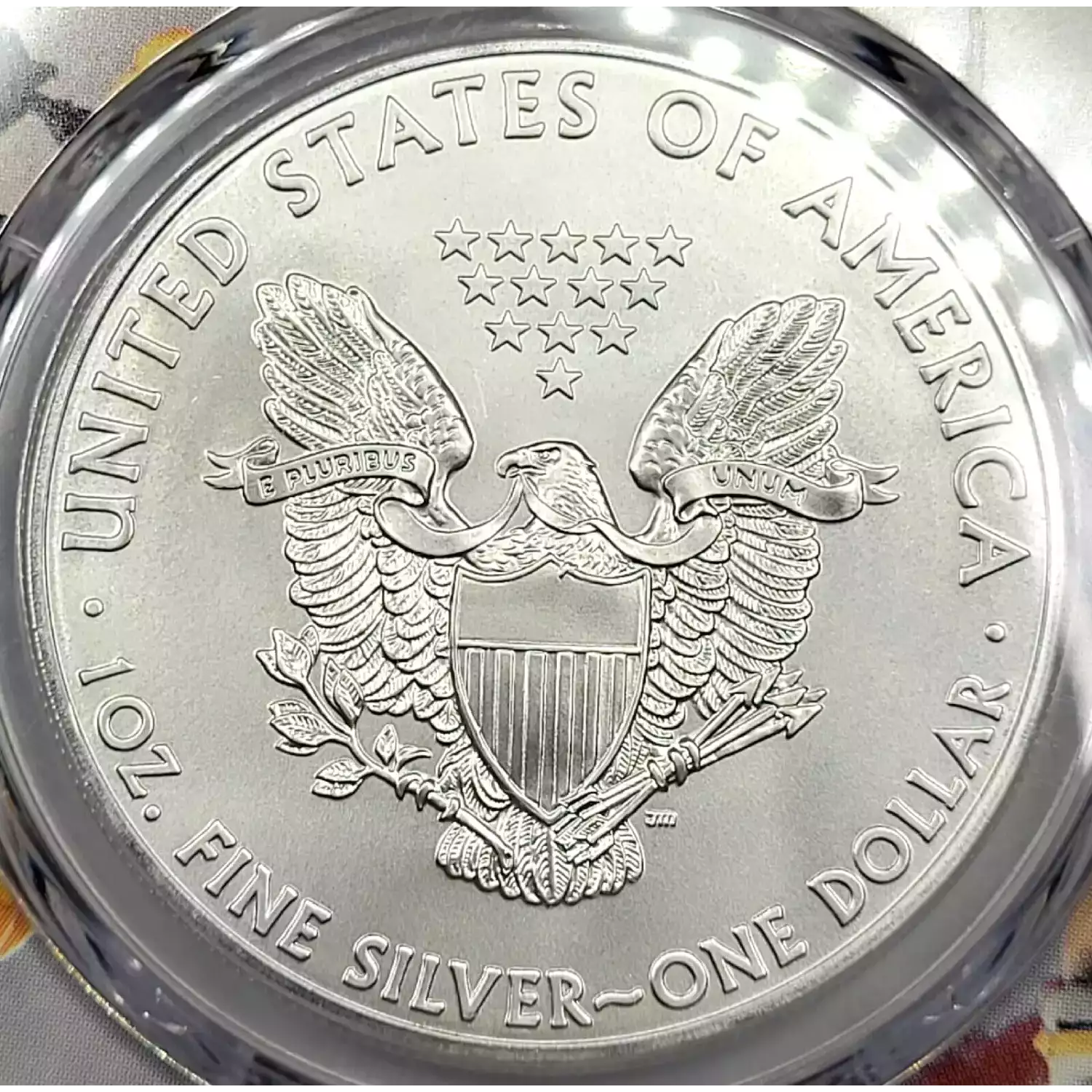 2015-(W) Silver Eagle PCGS MS-70 Struck at West Point Mint - Military Picture Frame Core - Old ...