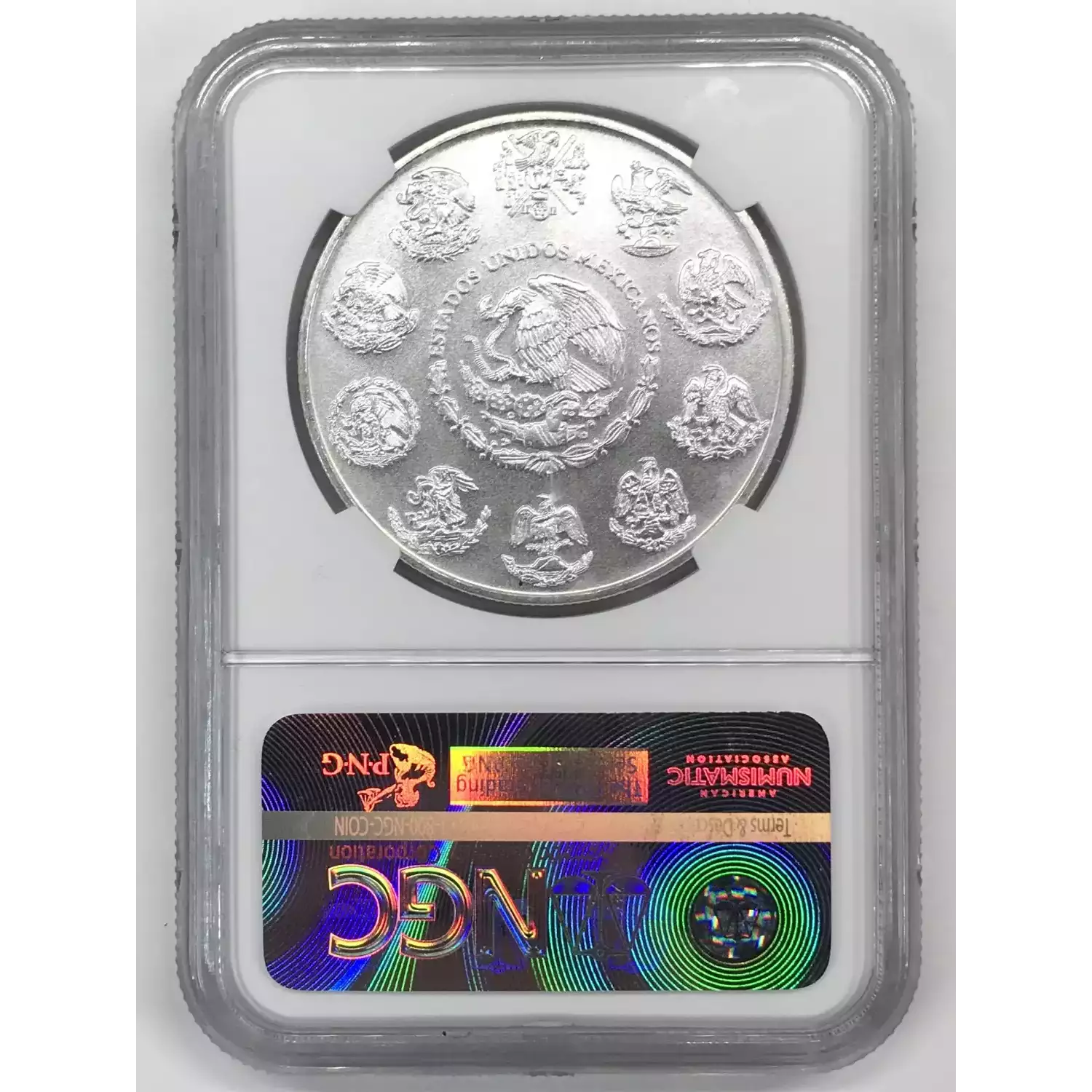 2015-Mo MEXICO Silver ONZA (Troy Ounce of Silver) NGC MS-70 EARLY ...