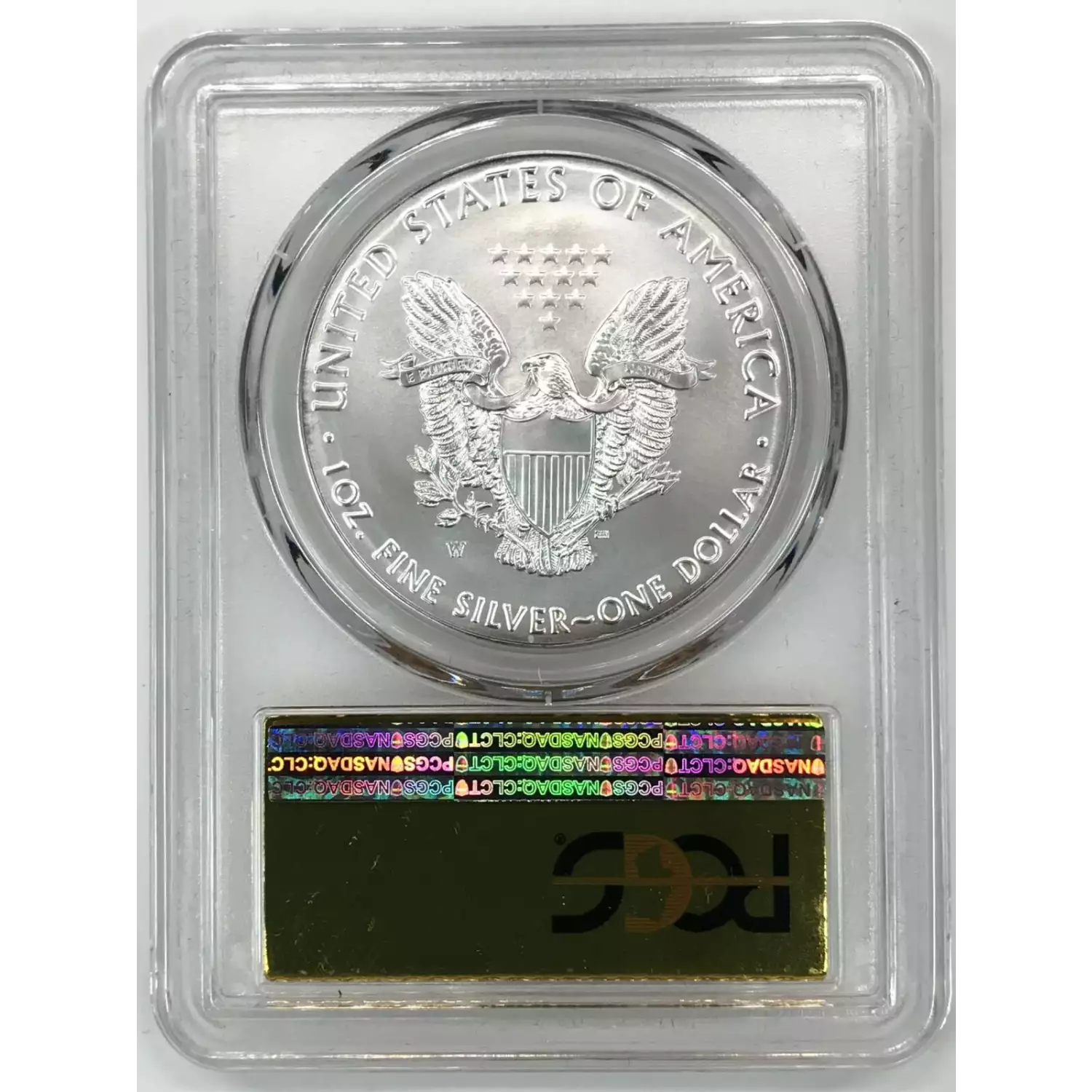 2016-W Silver Eagle PCGS SP-70 Burnished Lettered Edge First Strike 1 of 2016 Gold Foil - Old ...