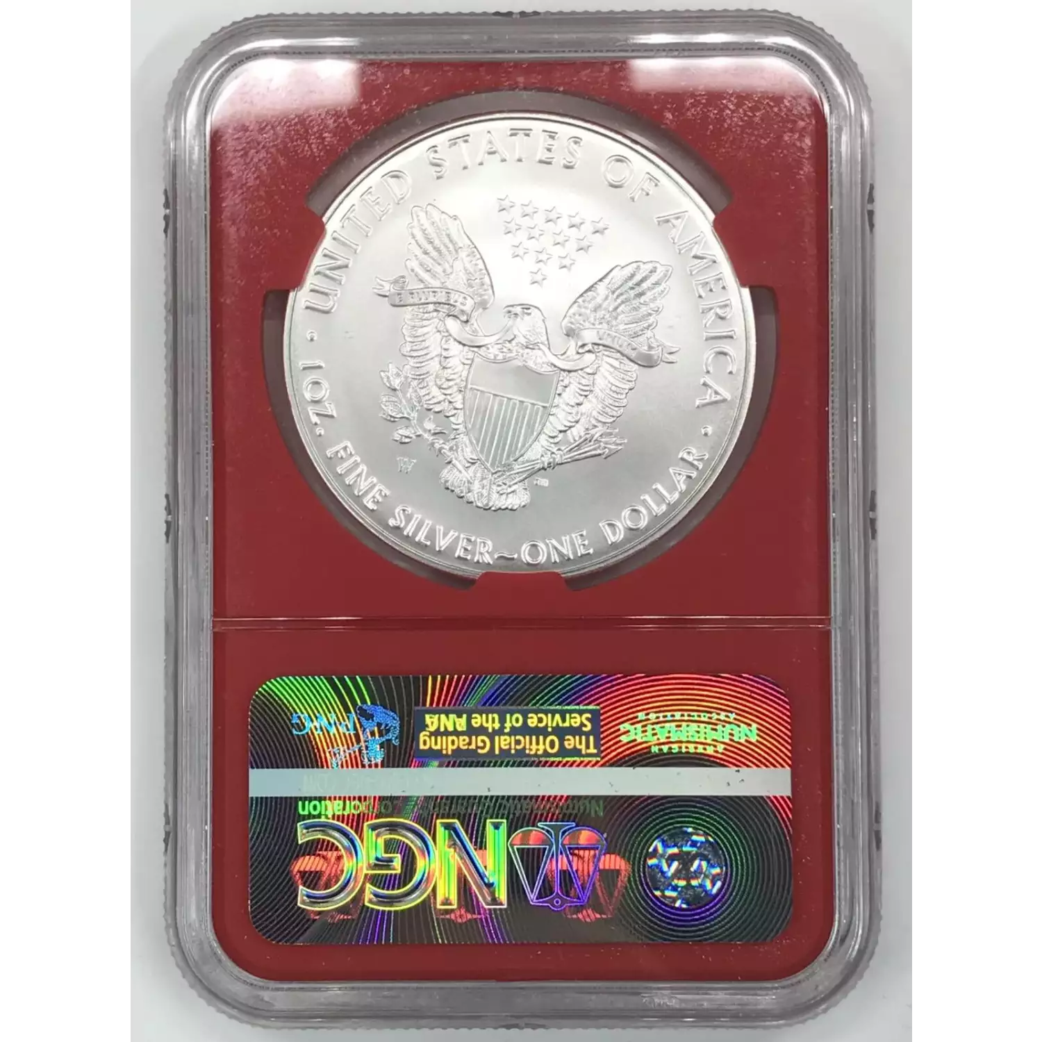 2016-W Silver Eagle NGC MS-70 BURNISHED LETTERED EDGE 30th ANNIVERSARY - Old Pueblo Coin