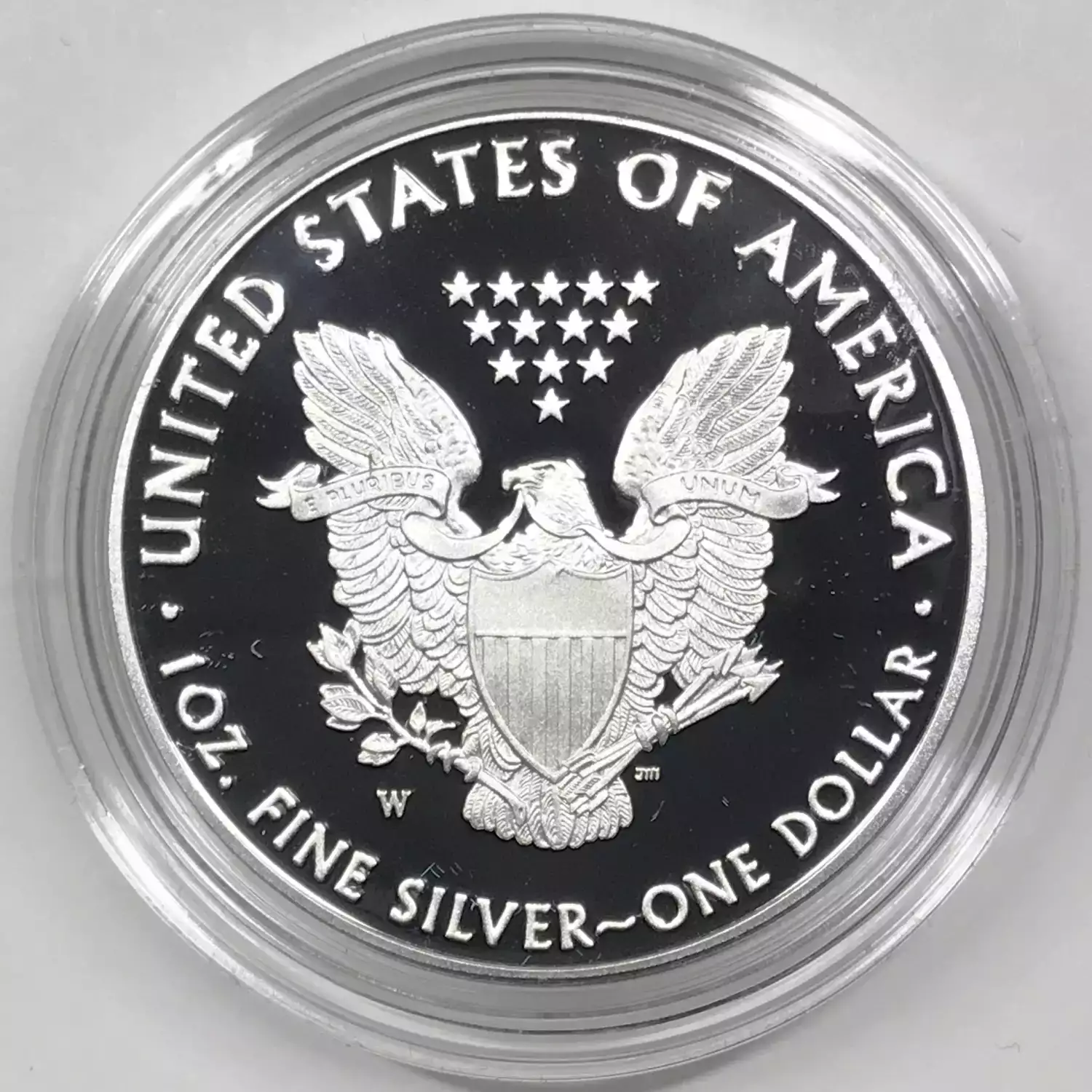 2016-W Proof Silver Eagle w OGP - Box & COA - 30th Anniversary Edge ...