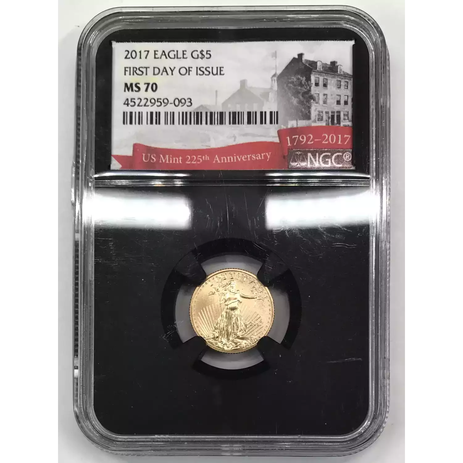 2017 1/10 oz $5 Gold Eagle NGC MS-70 FIRST DAY OF ISSUE - Old Pueblo Coin