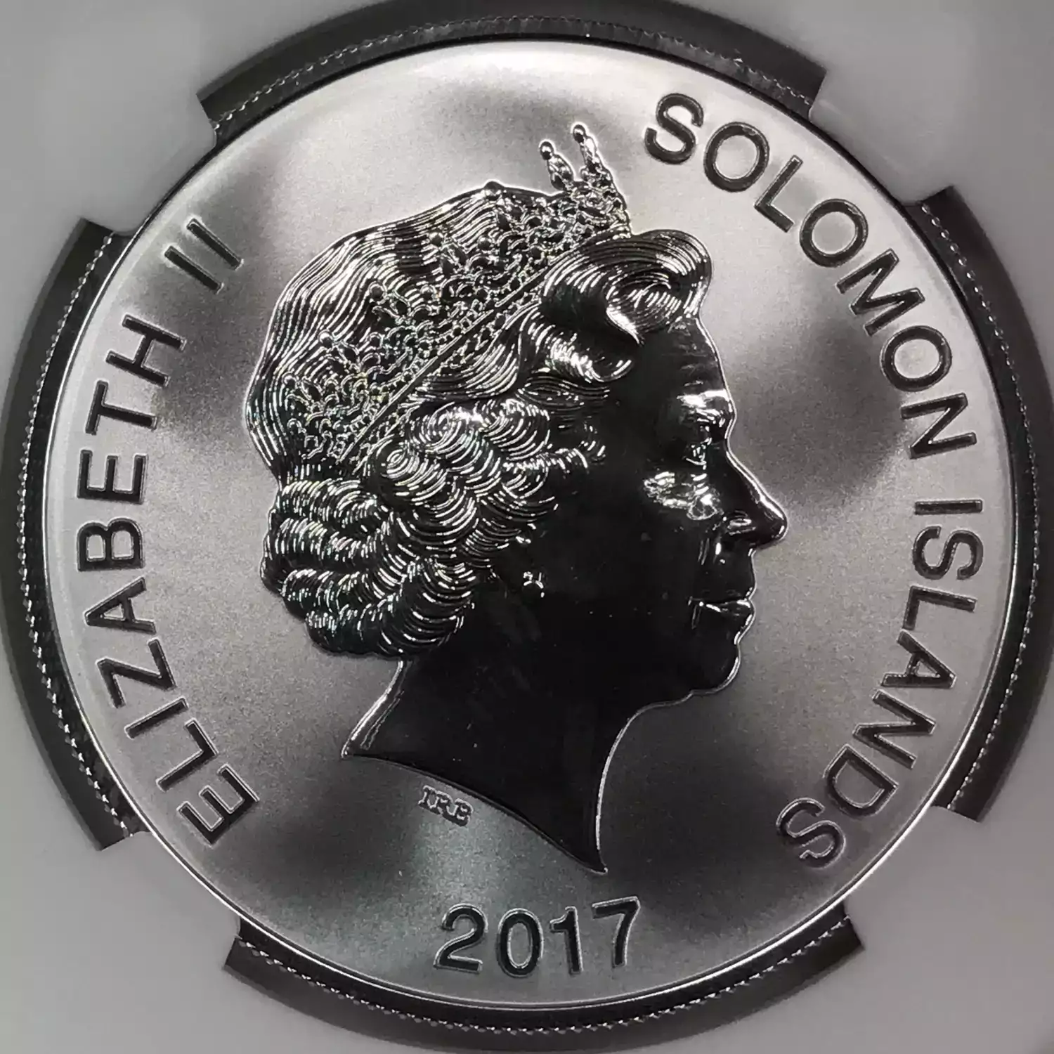 2017 1 oz Silver NGC MS-70 Solomon Islands JFK 100th - Old Pueblo Coin