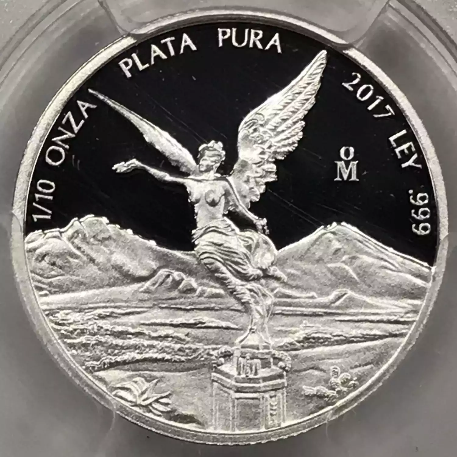 2017-Mo MEXICO Silver 1/10 ONZA (1/10 Troy Ounce of Silver) PCGS PR-70 ...