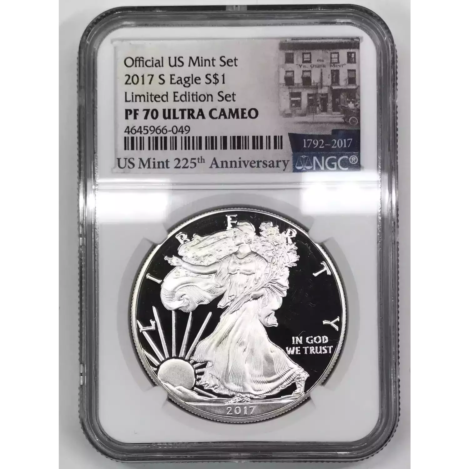 2017-S Silver Eagle NGC PF-70 ULTRA CAMEO Limited Edition Set Official US Mint Set - Old Pueblo Coin
