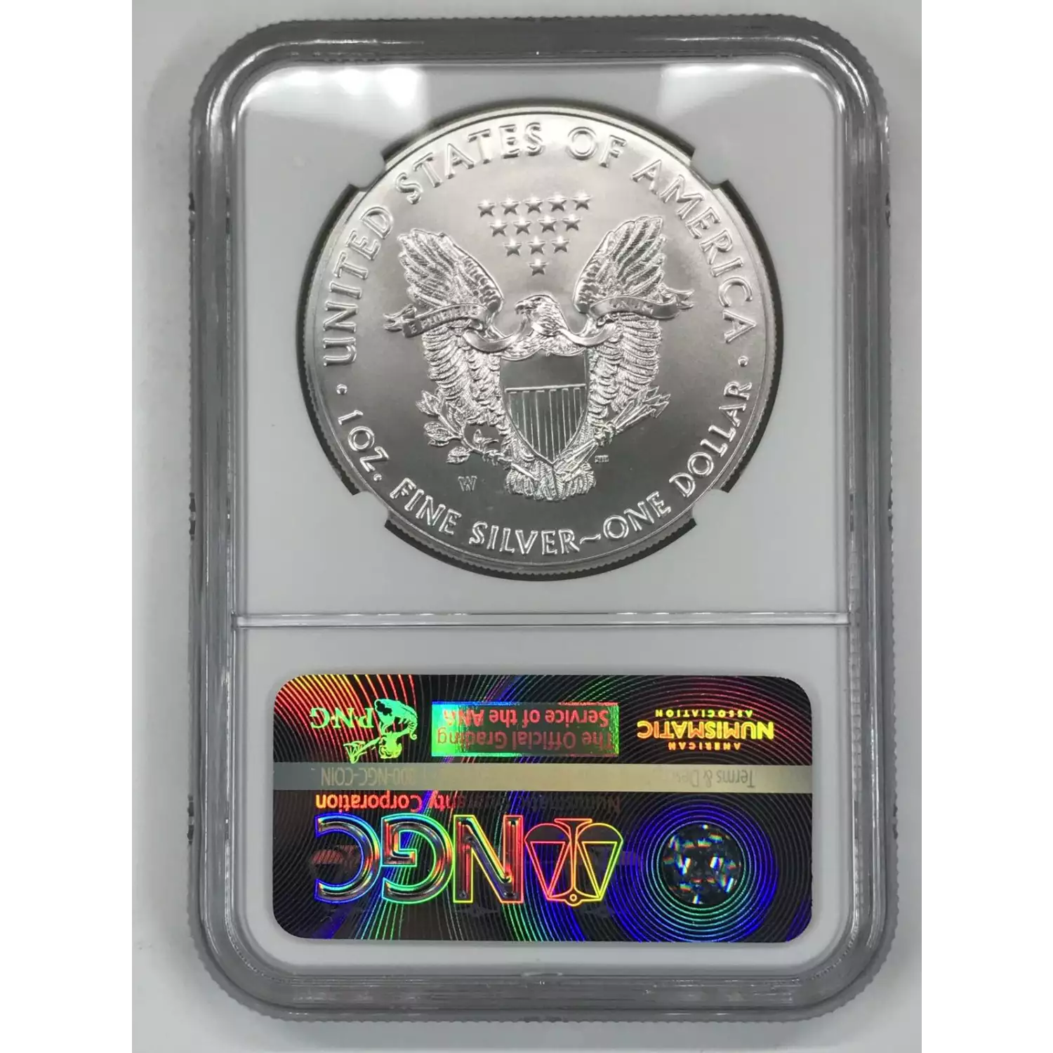 2017-W Silver Eagle NGC MS-70 Burnished - Old Pueblo Coin