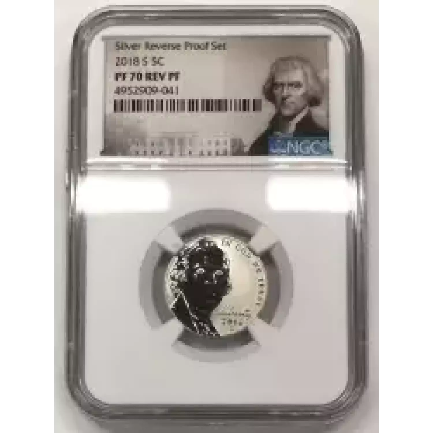 2018-S Jefferson Nickel NGC PF-70 Silver Reverse Proof Set - Old Pueblo ...