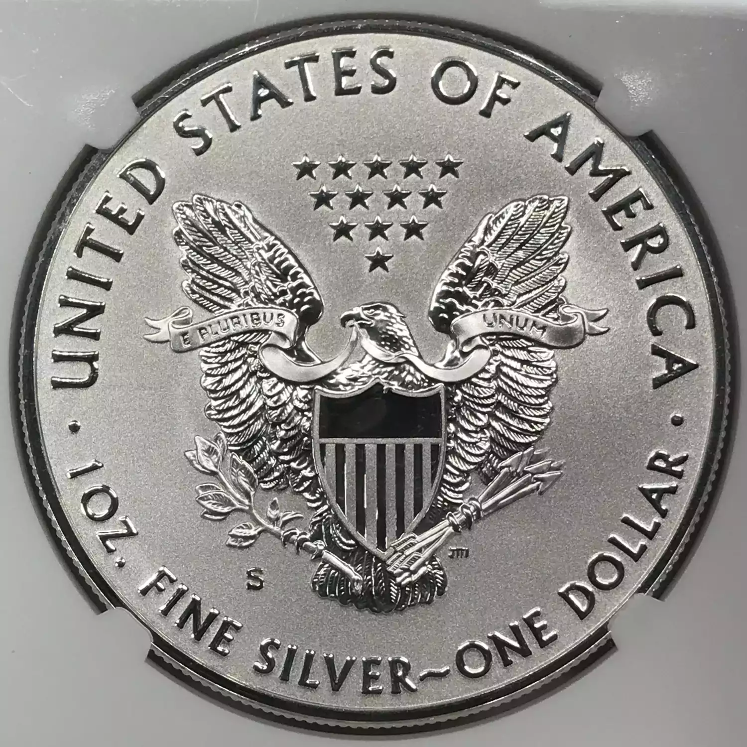 2019-S Silver Eagle NGC PF-69 Enhanced Reverse Proof - Old Pueblo Coin