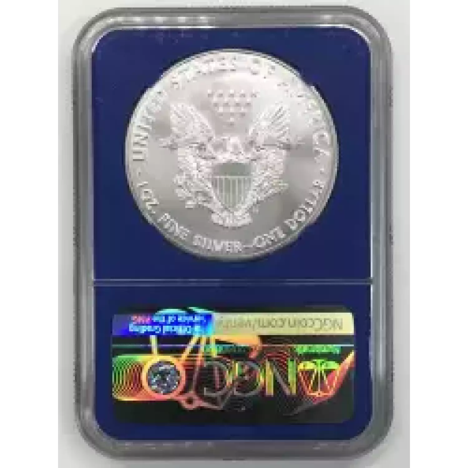 2021-(P) Silver Eagle NGC MS-70 Heraldic Eagle T-1 - FDI Emergency Production Struck at ...