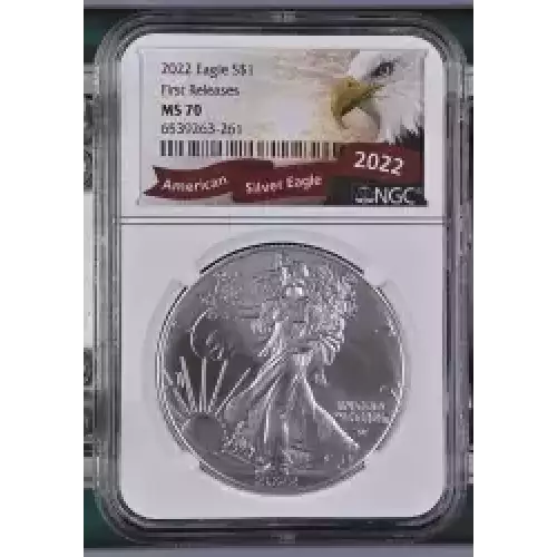 2022 Silver Eagle NGC MS-70 First Releases - Old Pueblo Coin