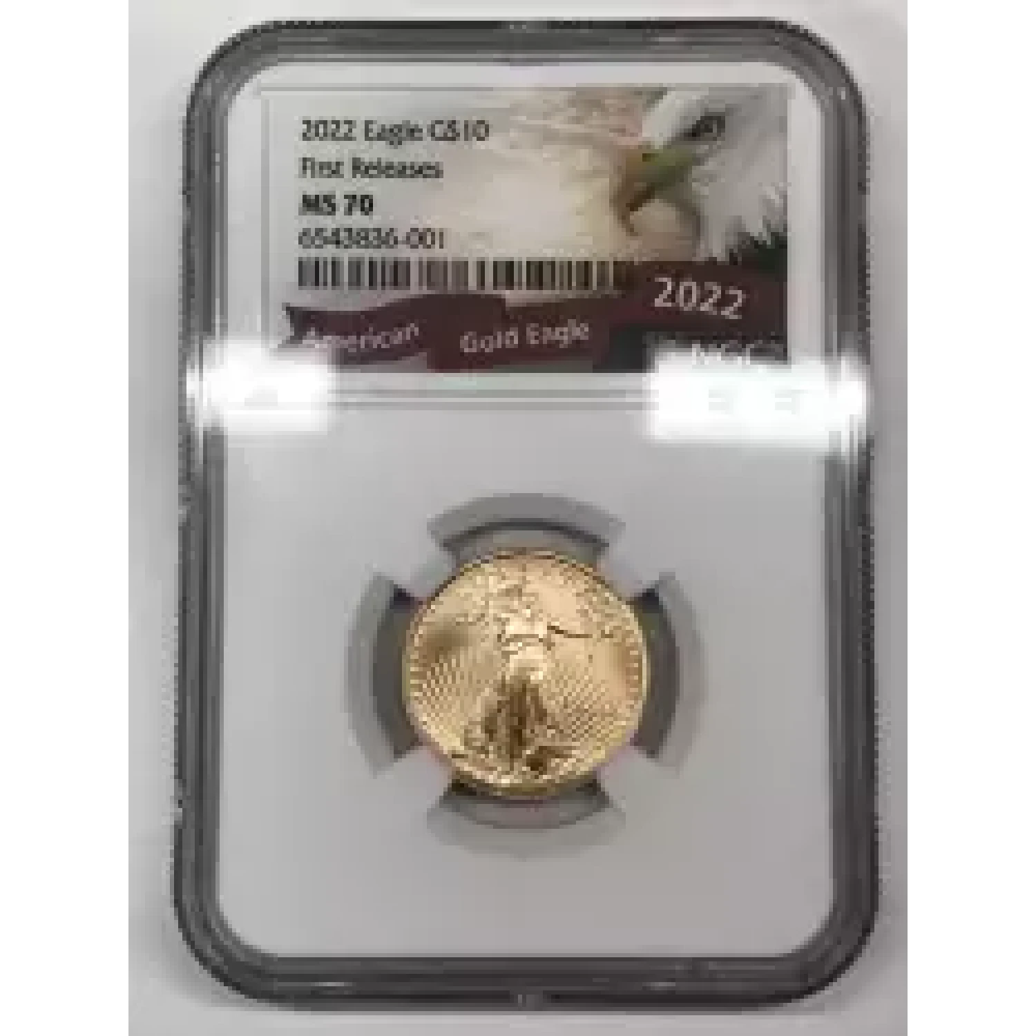2022 1/4 oz $10 Gold Eagle NGC MS-70 First Releases - Old Pueblo Coin