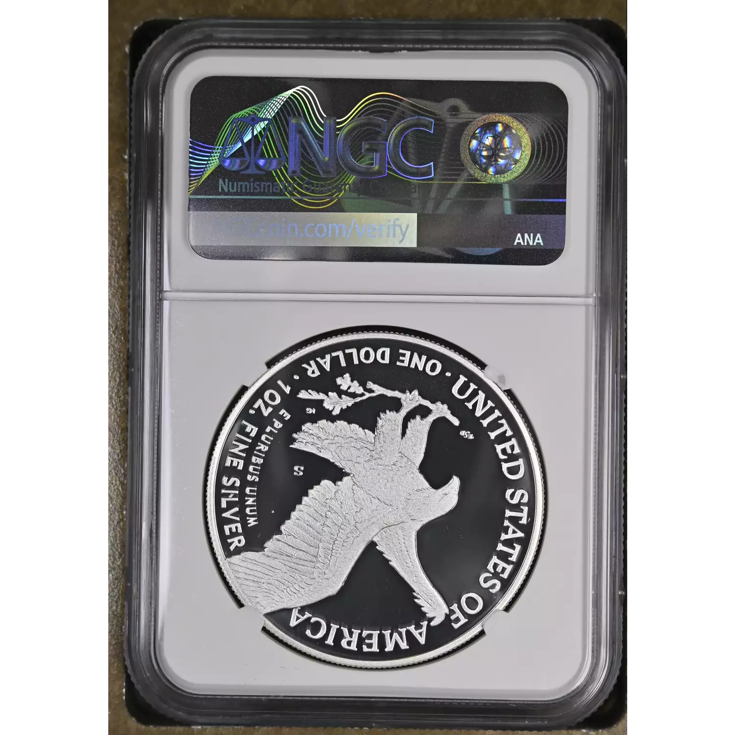 2022-S Silver Eagle NGC PF-70 ULTRA CAMEO Moy Signature Label - Old ...
