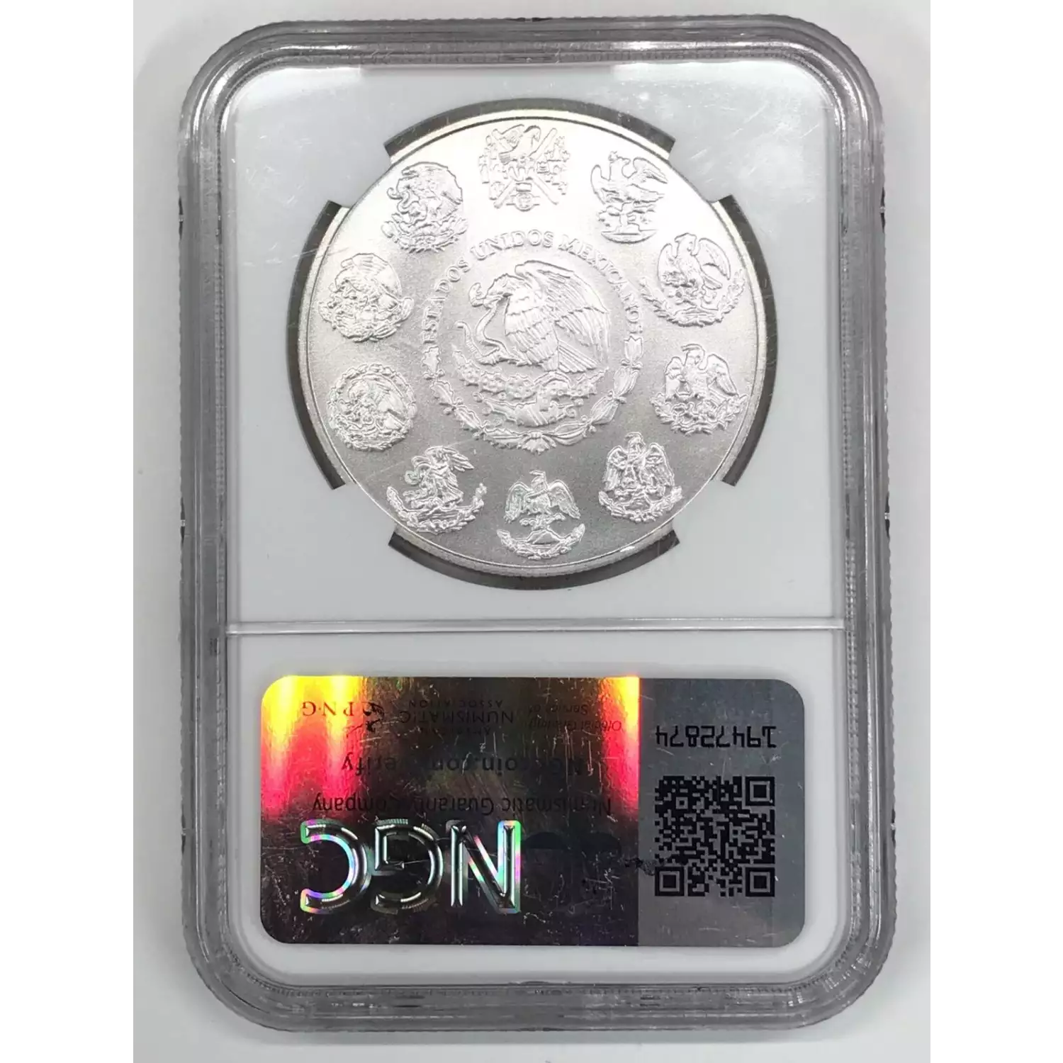 2023-Mo MEXICO Silver ONZA (Troy Ounce of Silver) NGC MS-70 Early ...