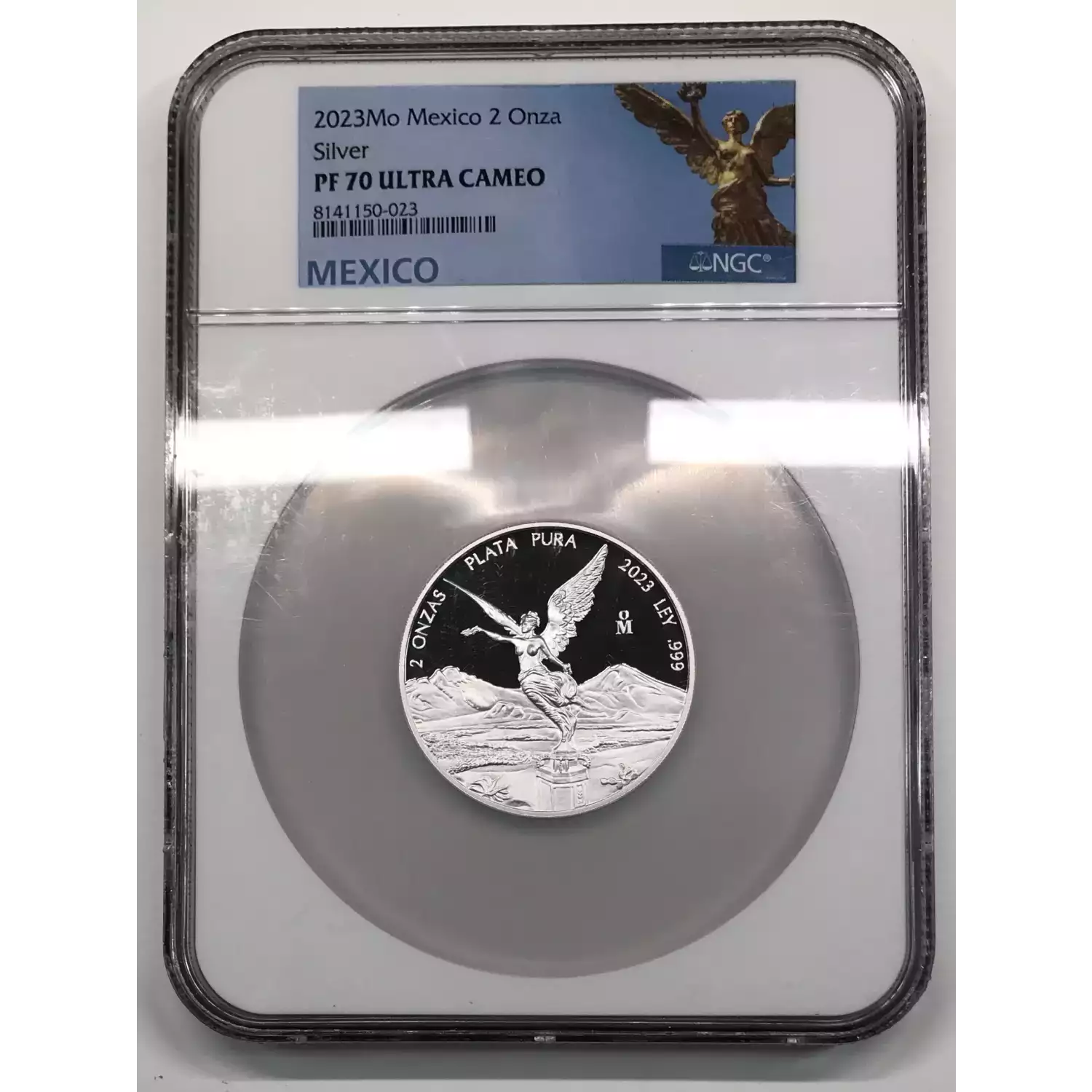 2023-Mo Mexico 2 oz Silver Libertad Onza NGC PF-70 ULTRA CAMEO Silver ...