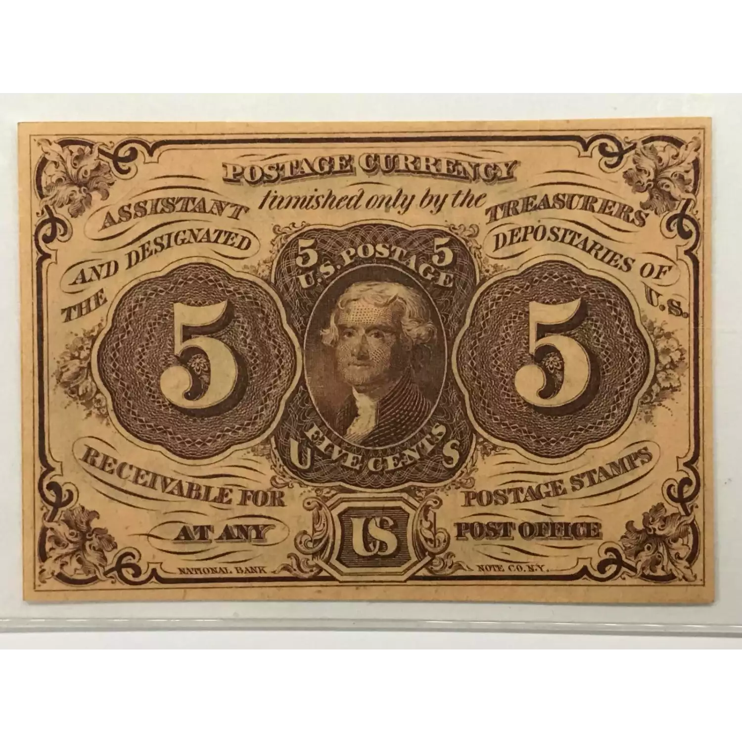 First Issue 5 Cent Fractional Currency FR 1230 PCGS Currency 65 PPQ ...