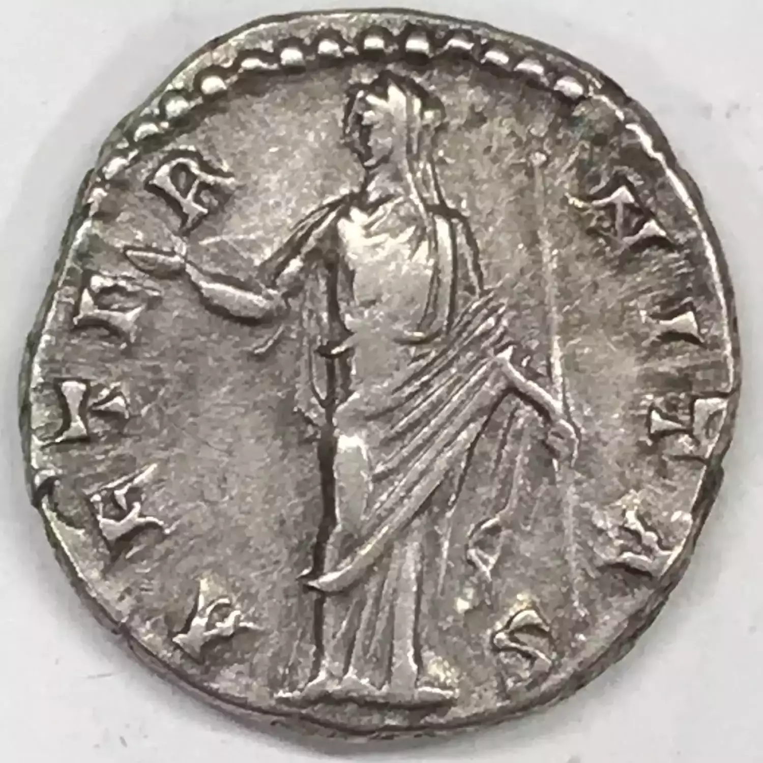- Roman Imperial Ancient Coin Faustina Sr. AR Denarius - Old Pueblo Coin
