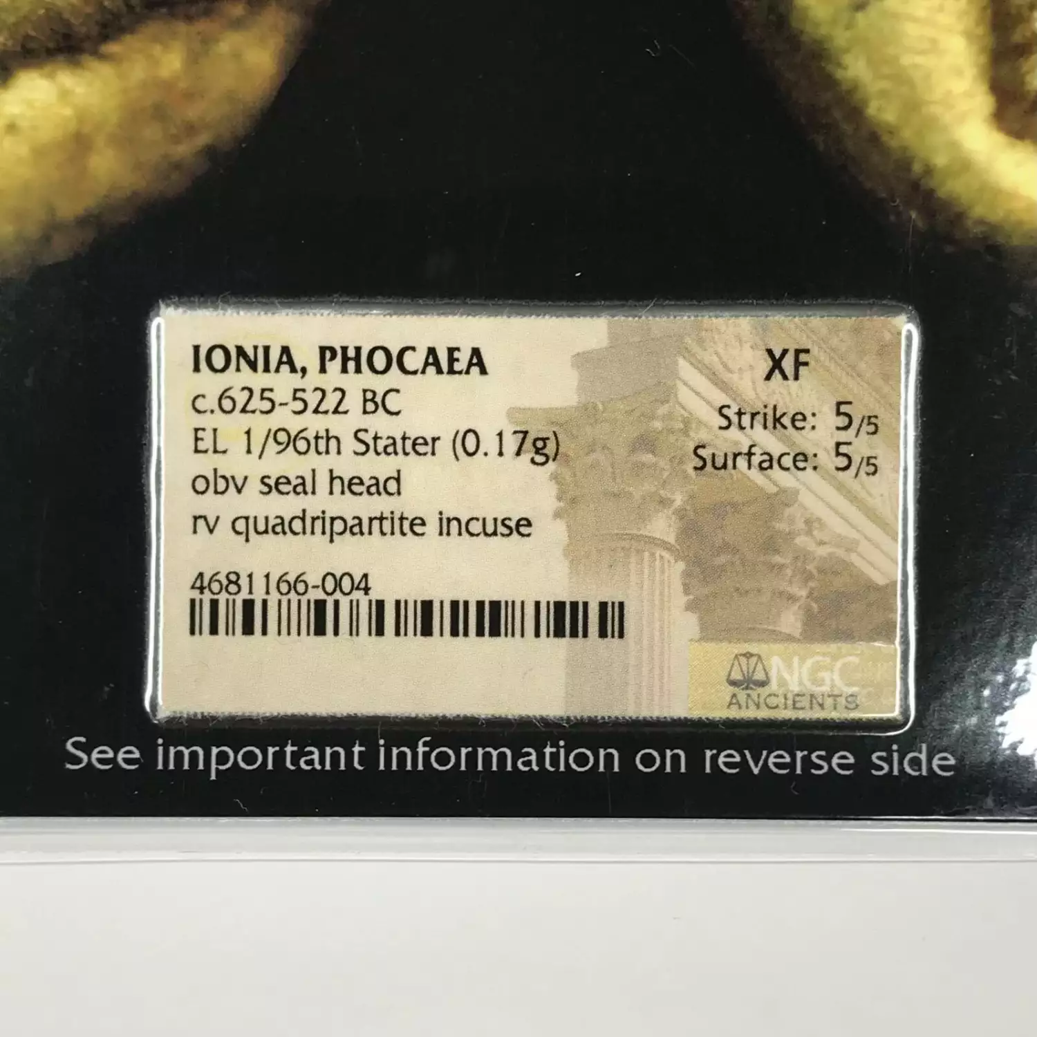 Greek Ancient Coin NGC XF-Strike:-5/5-Surface:-5/5 - Old Pueblo Coin