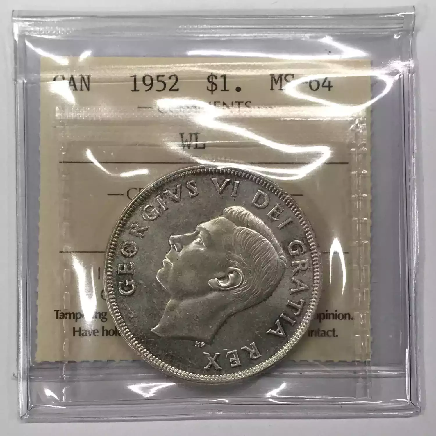 1952 CANADA Silver DOLLAR Other MS-64 WL - Old Pueblo Coin