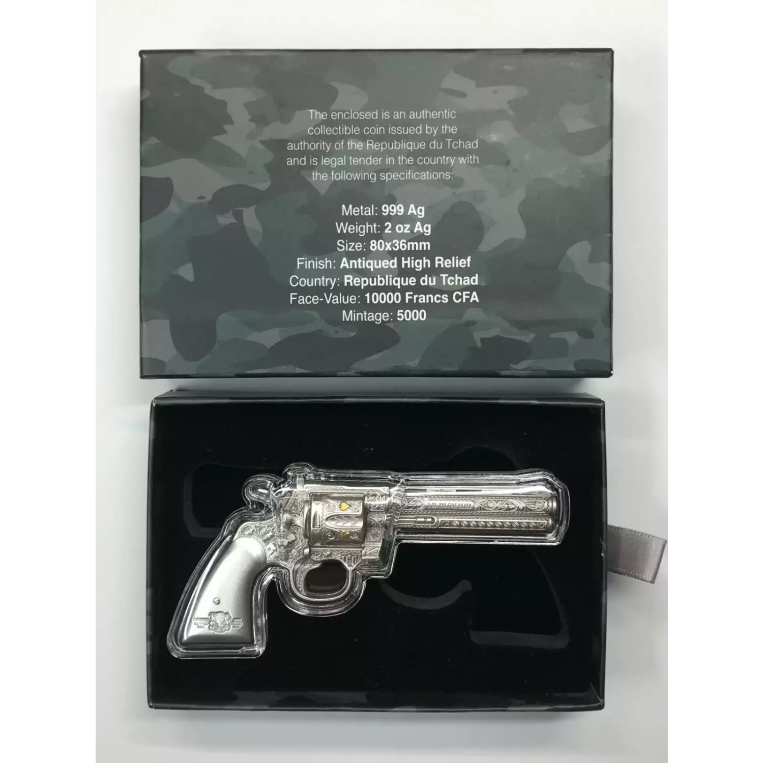 2023 CHAD Silver 10000 Francs - Old Pueblo Coin