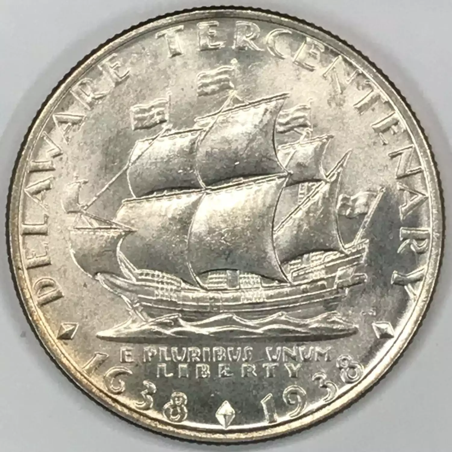 1936 Delaware Tercentenary Commemorative Half Dollar - Old Pueblo Coin