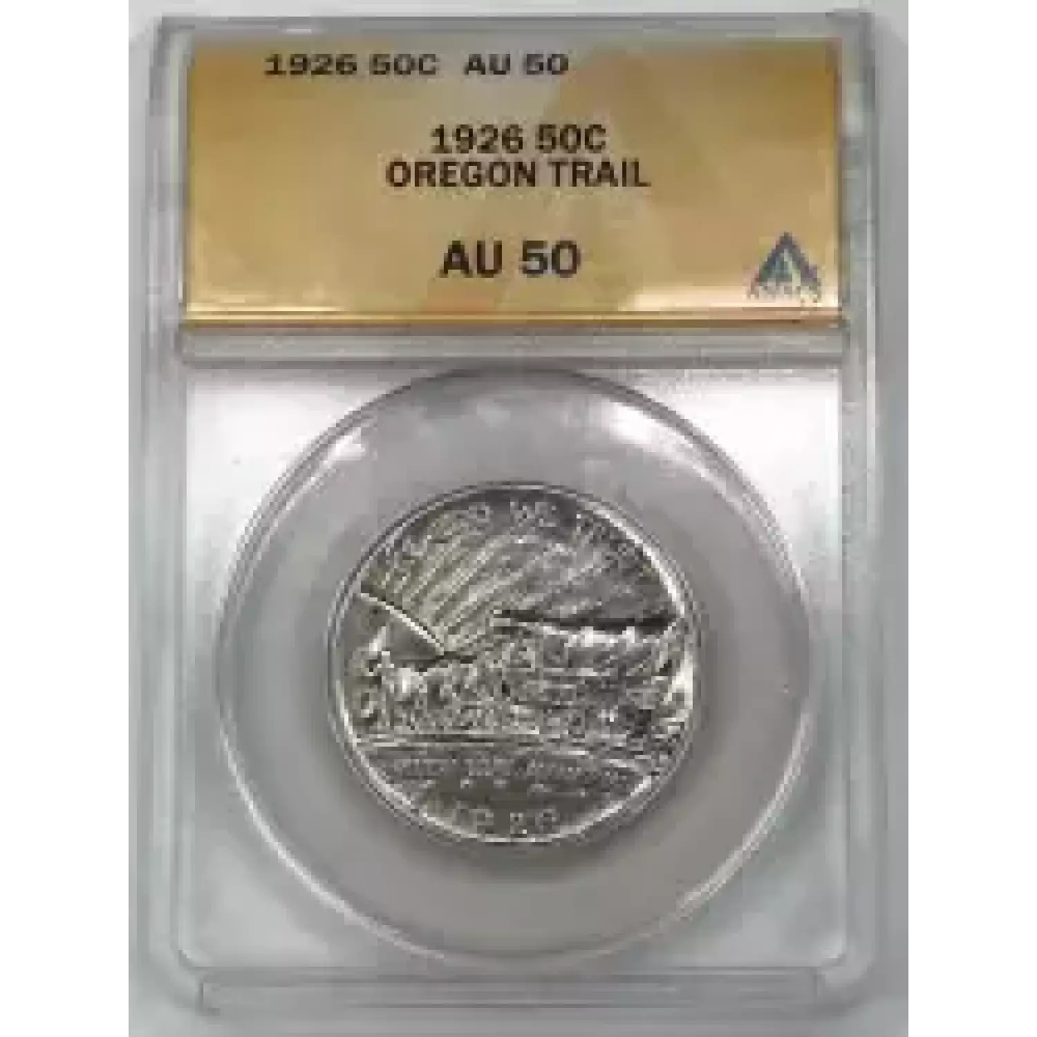 1926 Oregon Trail Memorial Commemorative Half Dollar ANACS AU-50 - Old ...
