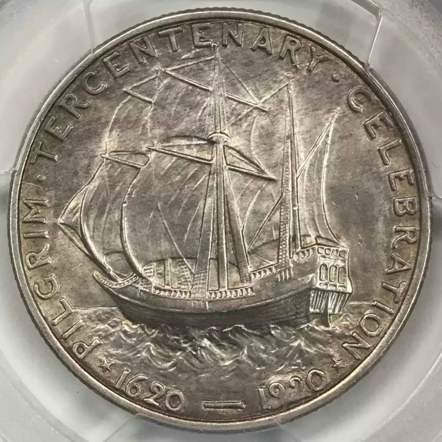 1920 Pilgrim Tercentenary Commemorative Half Dollar PCGS MS-62 - Old ...