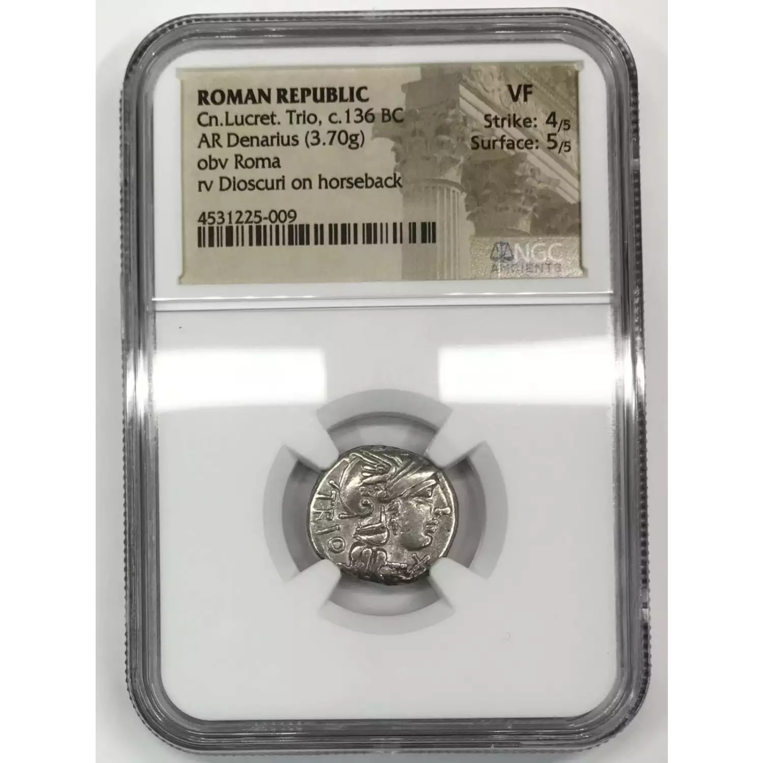 Roman Republic Ancient Coin NGC VF-Strike:-4/5-Surface:-5/5 - Old ...