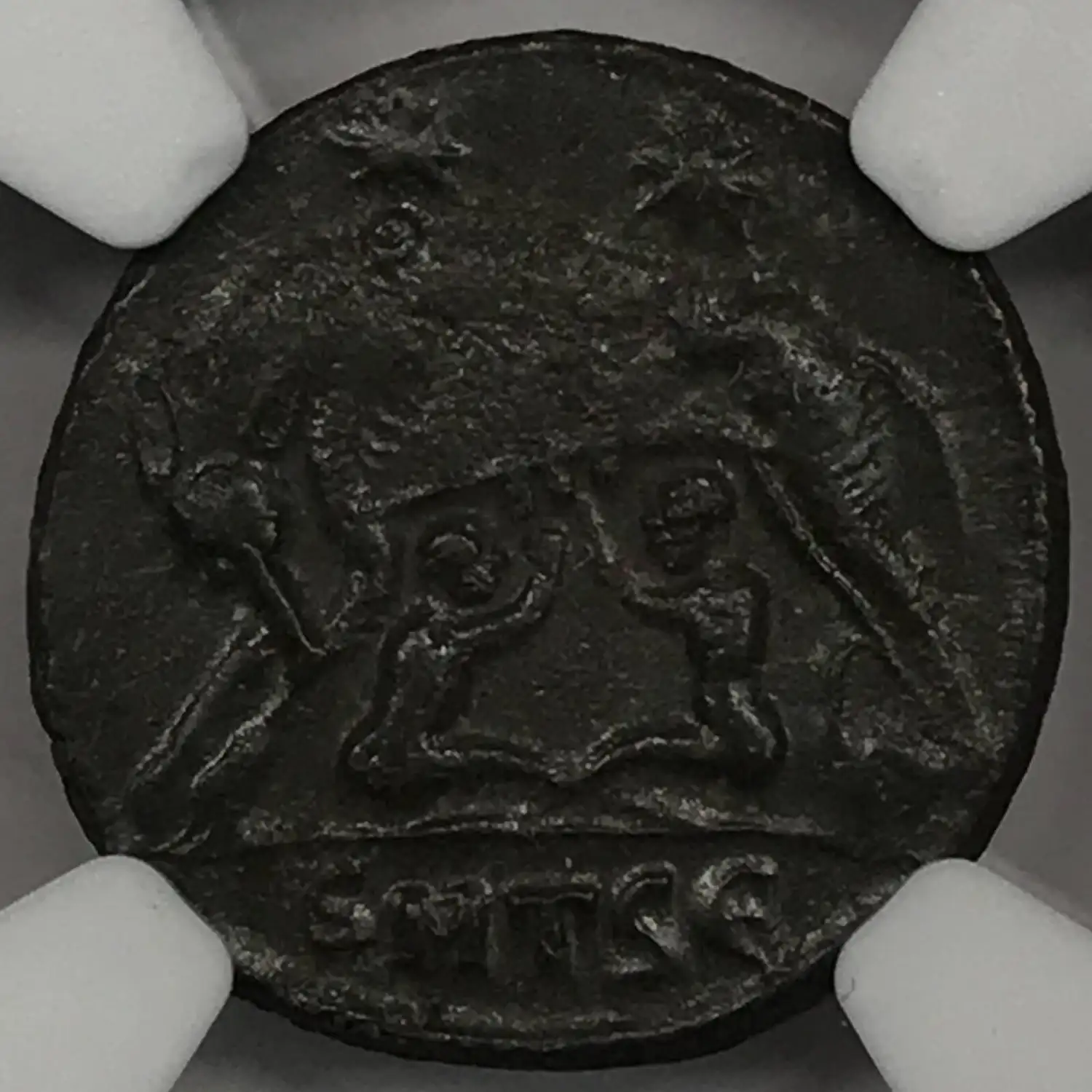 Roman Empire AD 330-340 BI Nummus Constantinian NGC Ancients Ch XF ...