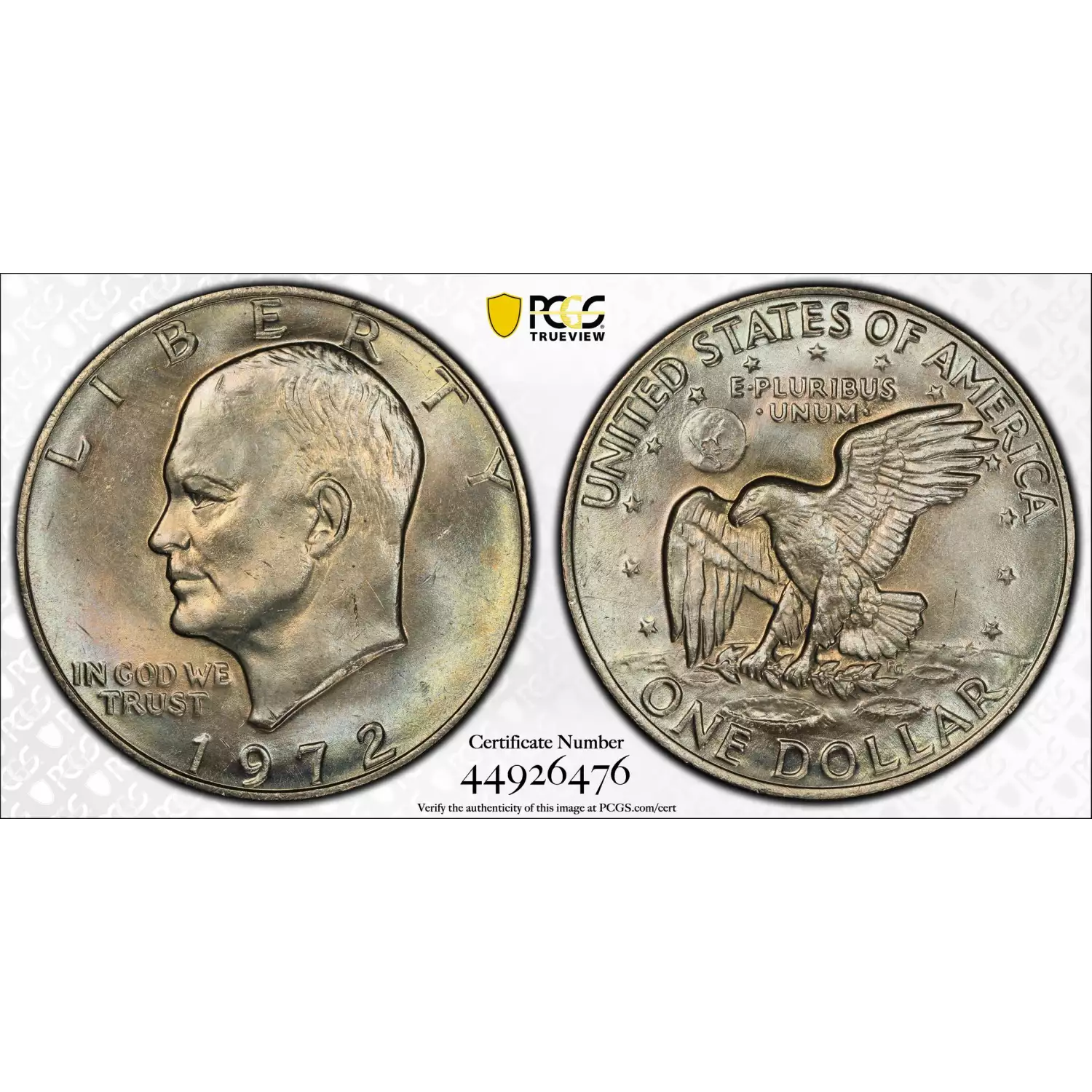 1972 Clad Ike Eisenhower Dollar PCGS MS-66 Type 3 - Old Pueblo Coin