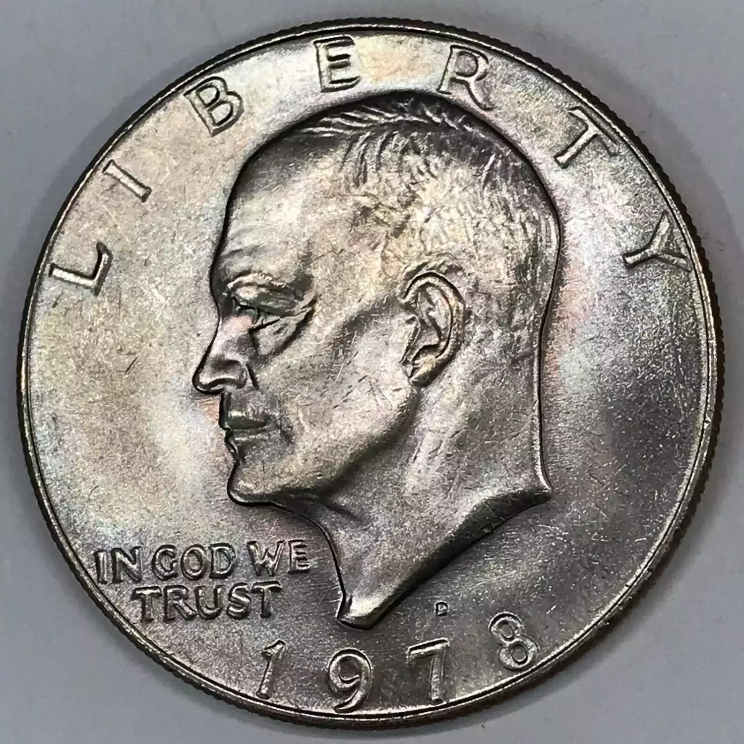 1978-D Clad Ike Eisenhower Dollar Leadville Centennial Sticker - Old ...