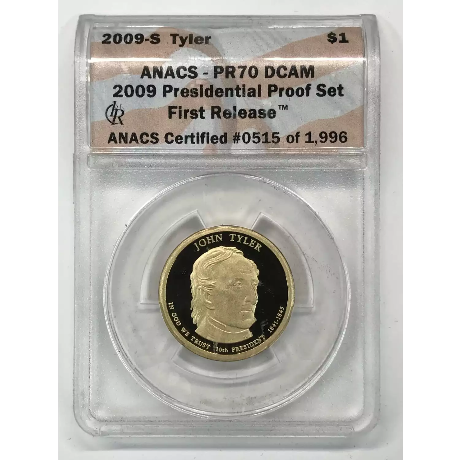 2009-S Presidential Dollar ANACS PR-70 DCAM 4-Coin Proof Set First ...