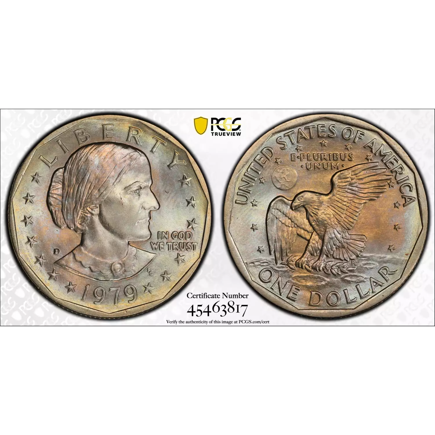 1979-D Susan B. Anthony (SBA) Dollar PCGS MS-67 - Old Pueblo Coin