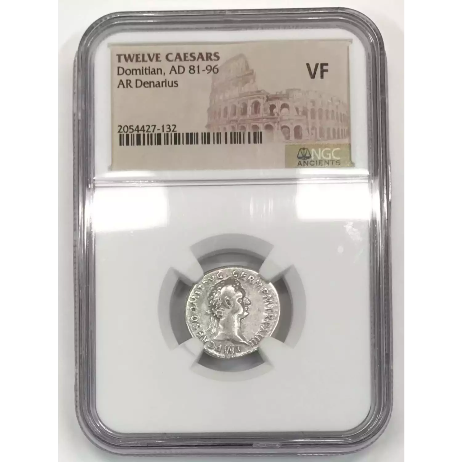 AD 81-96 Roman Imperial Ancient Coin NGC VF Domitian AR Denarius ...