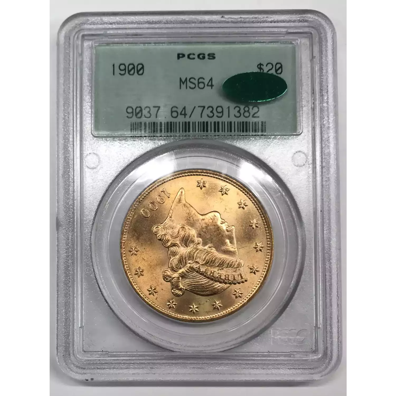 1900 Liberty Head $20 Gold Double Eagle PCGS MS-64 CAC - Old Pueblo Coin